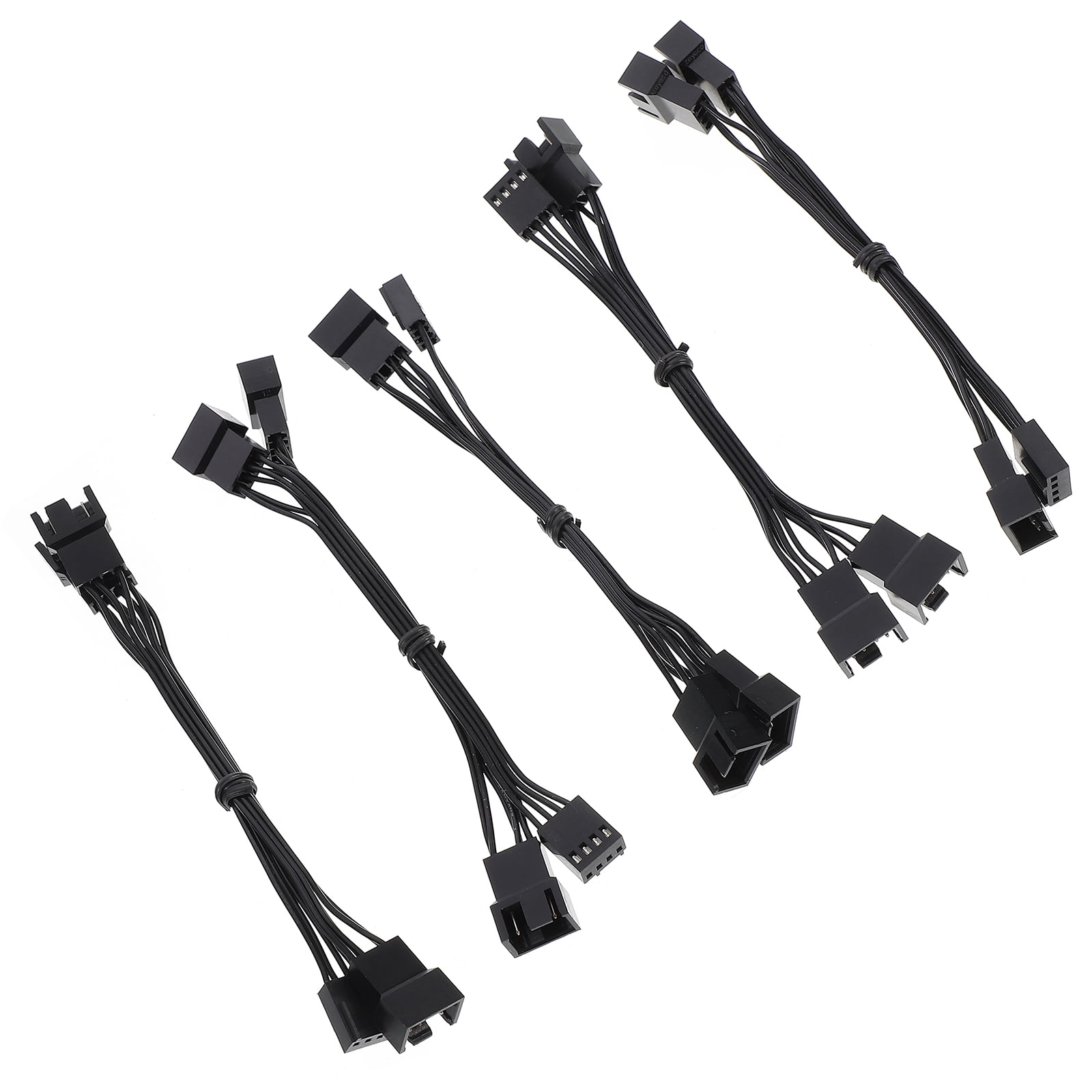 FRCOLOR 5pcs Fan Extension Cables Computer CPU 4 Pin Power Cables ...
