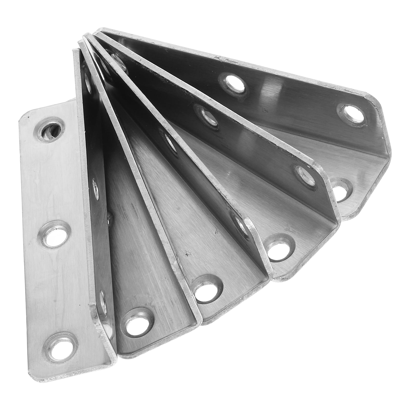 FRCOLOR 5pcs Stainless Steel Corner Bracket Heavy Duty 90 Degree L ...