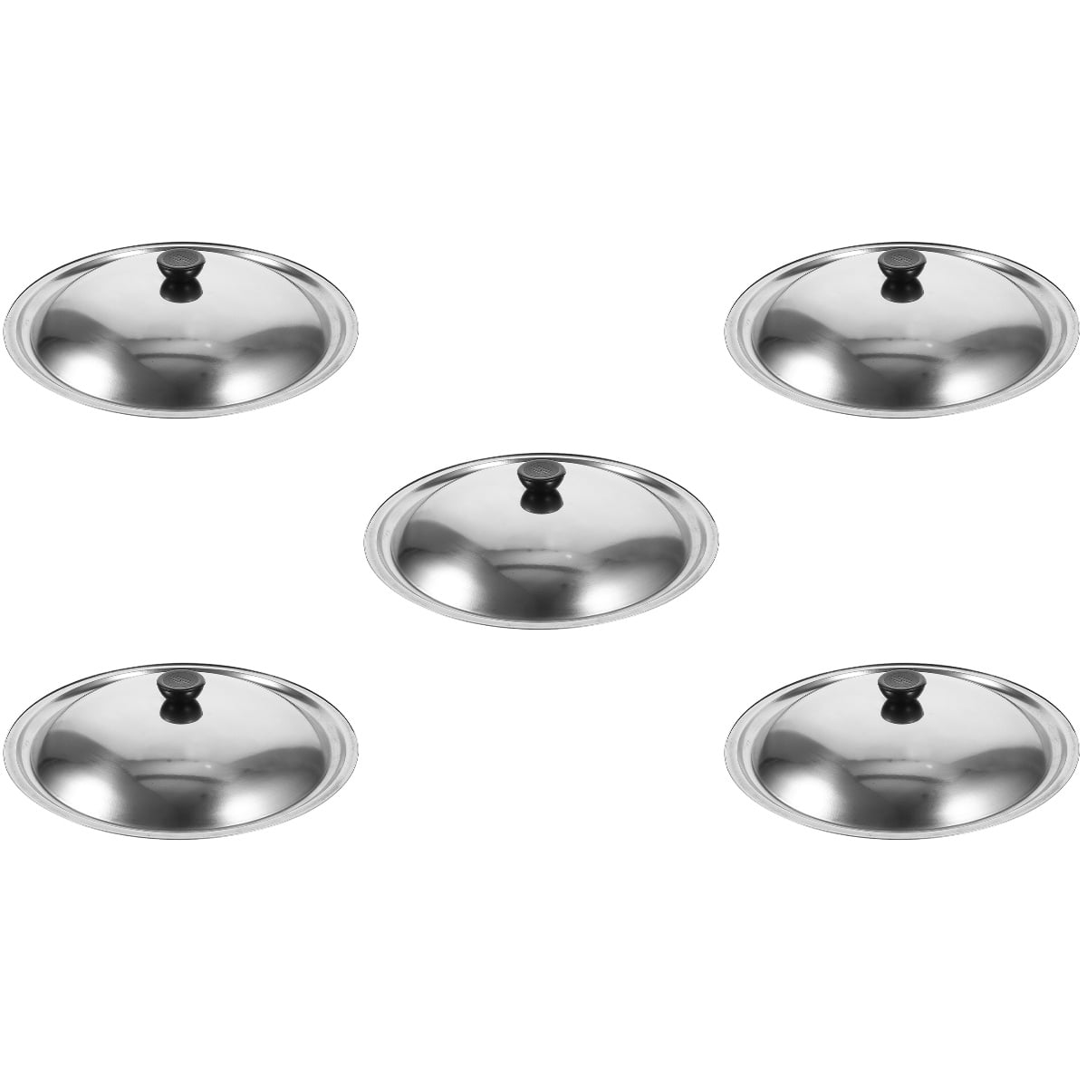 FRCOLOR 5pcs Kitchen Pot Lid Replacement Heat-resistant Stainless Steel ...