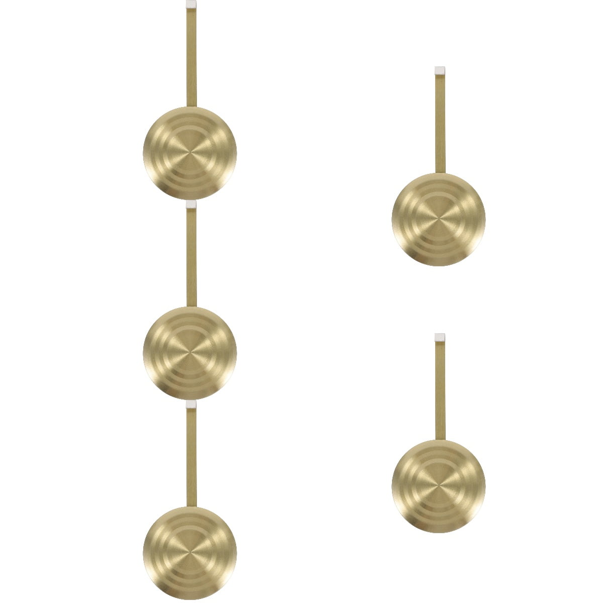 FRCOLOR 5pcs Metal Clock Pendulum Replacement DIY Wall Clock Pendulum ...