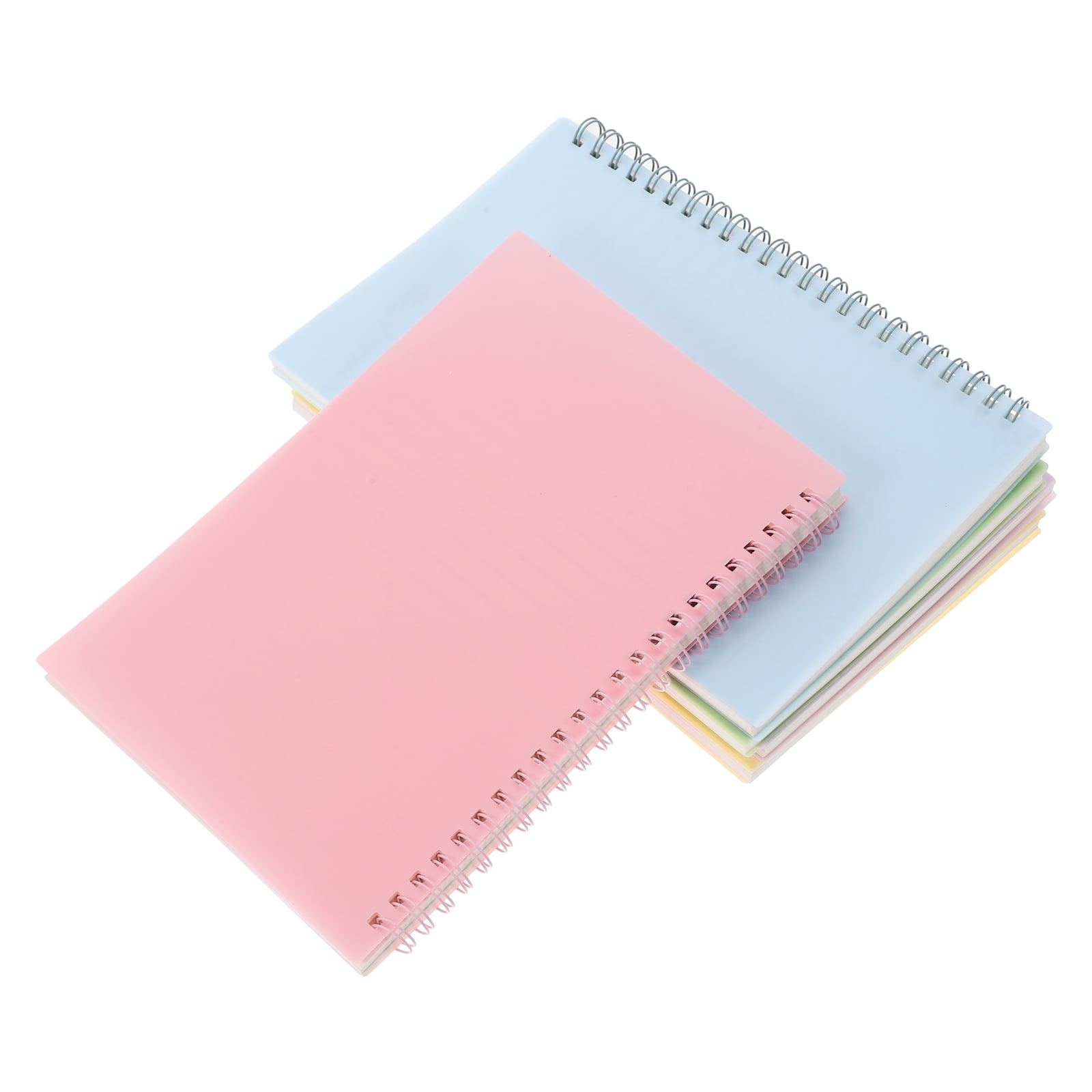 FRCOLOR 5pcs Paper 80-Page A5 Ruled Spiral Notebooks Multi-Function Notepads Coil Notepad Multi ...