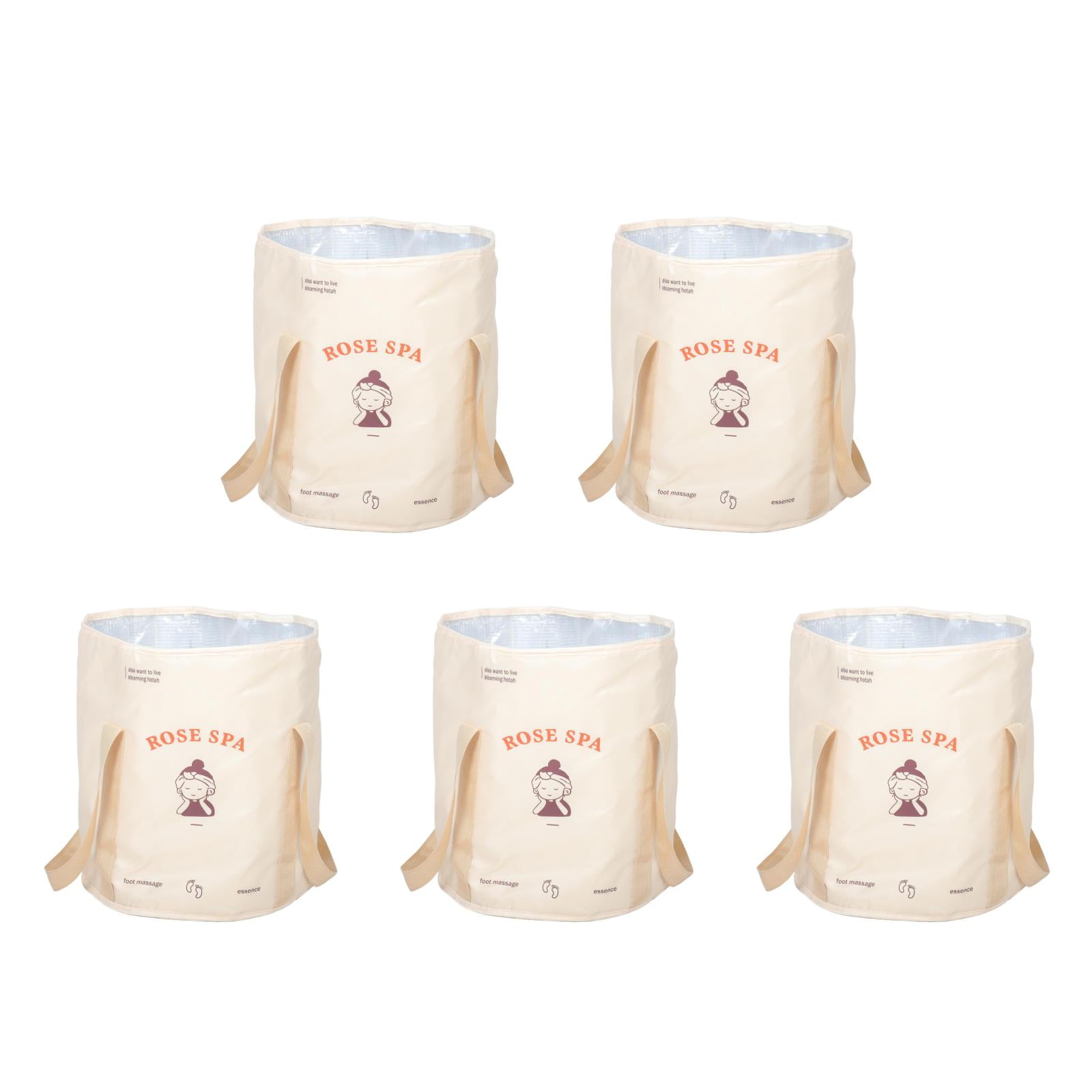 FRCOLOR 5pcs Portable Foot Soaking Tub Sauna Bucket Foot Bath Bucket ...