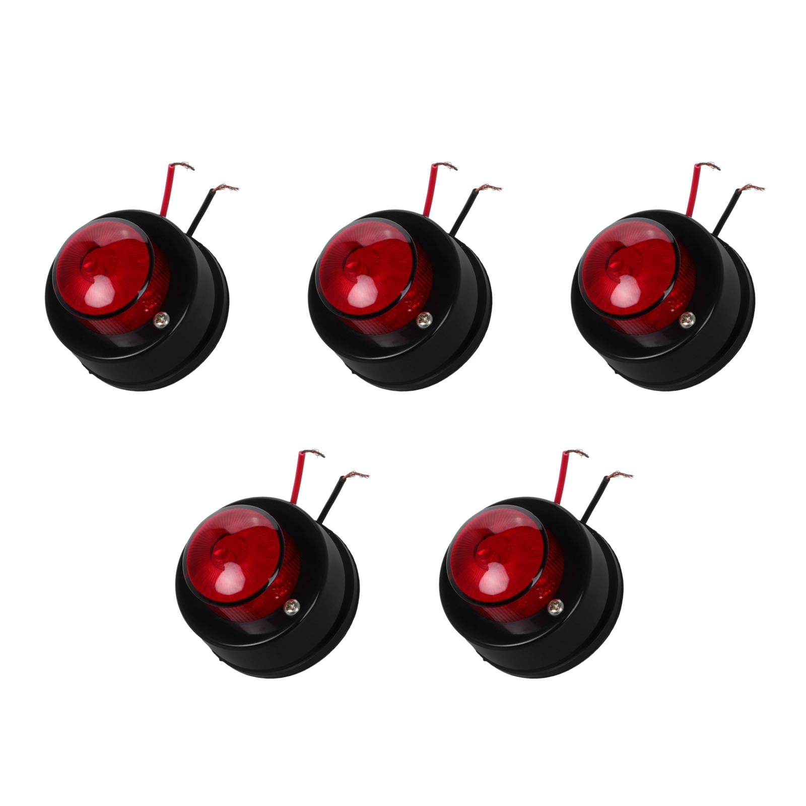 FRCOLOR 5pcs Red Flashing Strobe Light Flashing Red Light Security Led ...