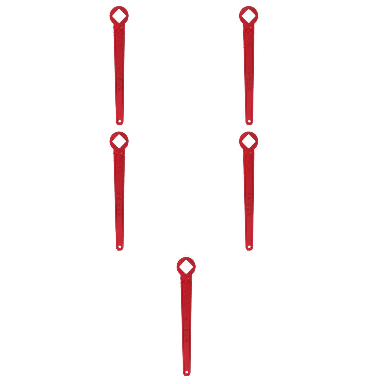 FRCOLOR 5pcs Sturdy Cast Steel Fire Hydrant Wrench Adjustable Hydrant ...
