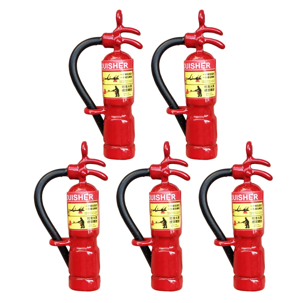FRCOLOR 5pcs Tiny Fire Extinguisher Models Funny Kids Pretend Play ...