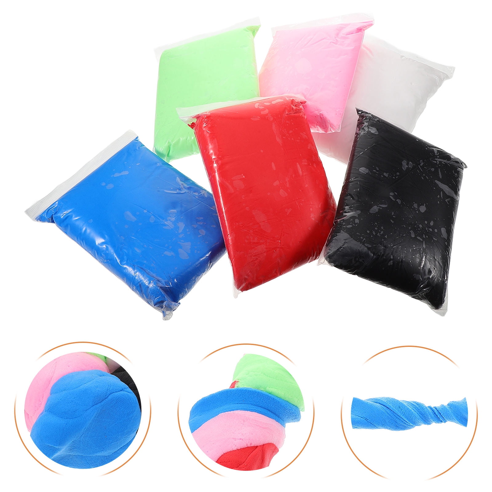 FRCOLOR 6 Bags Air Dry Clay Ultra-Light Modeling Clay Ultra-Light ...