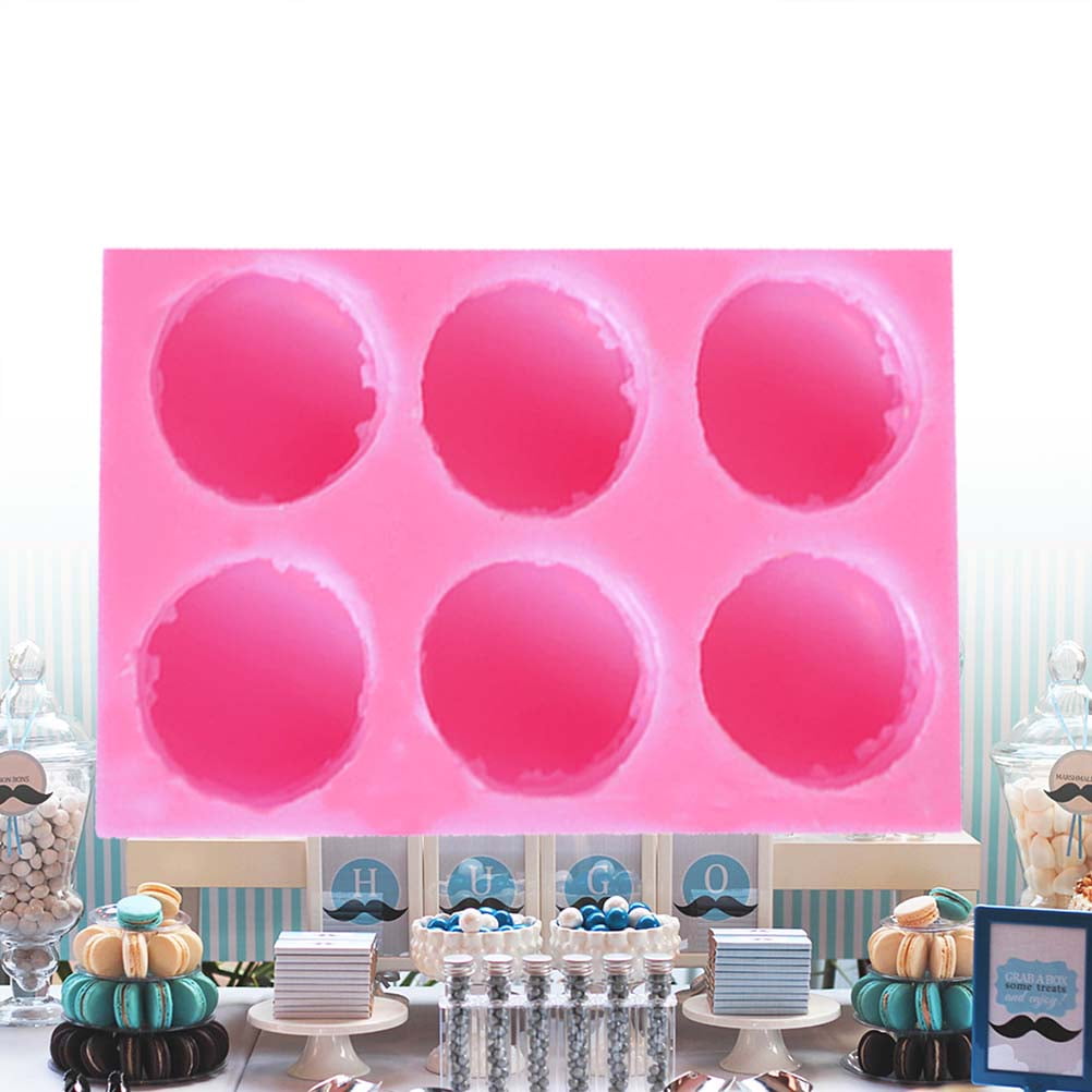 FRCOLOR 6-Cavity Macaron Silicone Molds Cake Decorating Tools DIY ...