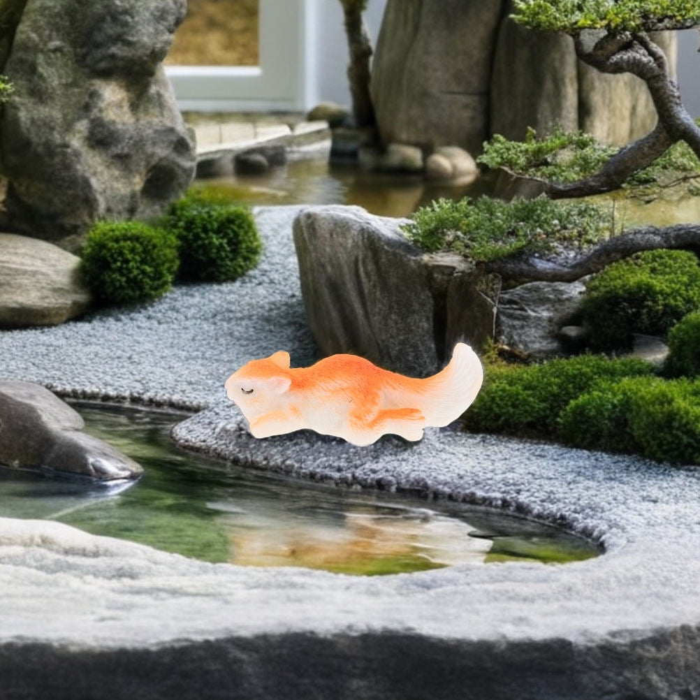 FRCOLOR 6 PCS Miniature Decor Resin Figurines Squirrel Statues for ...