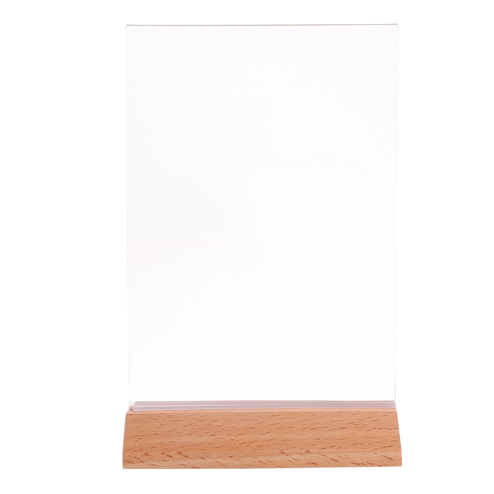 FRCOLOR 6 Pcs Acrylic Display Board Stand for Office Holders Desktop ...