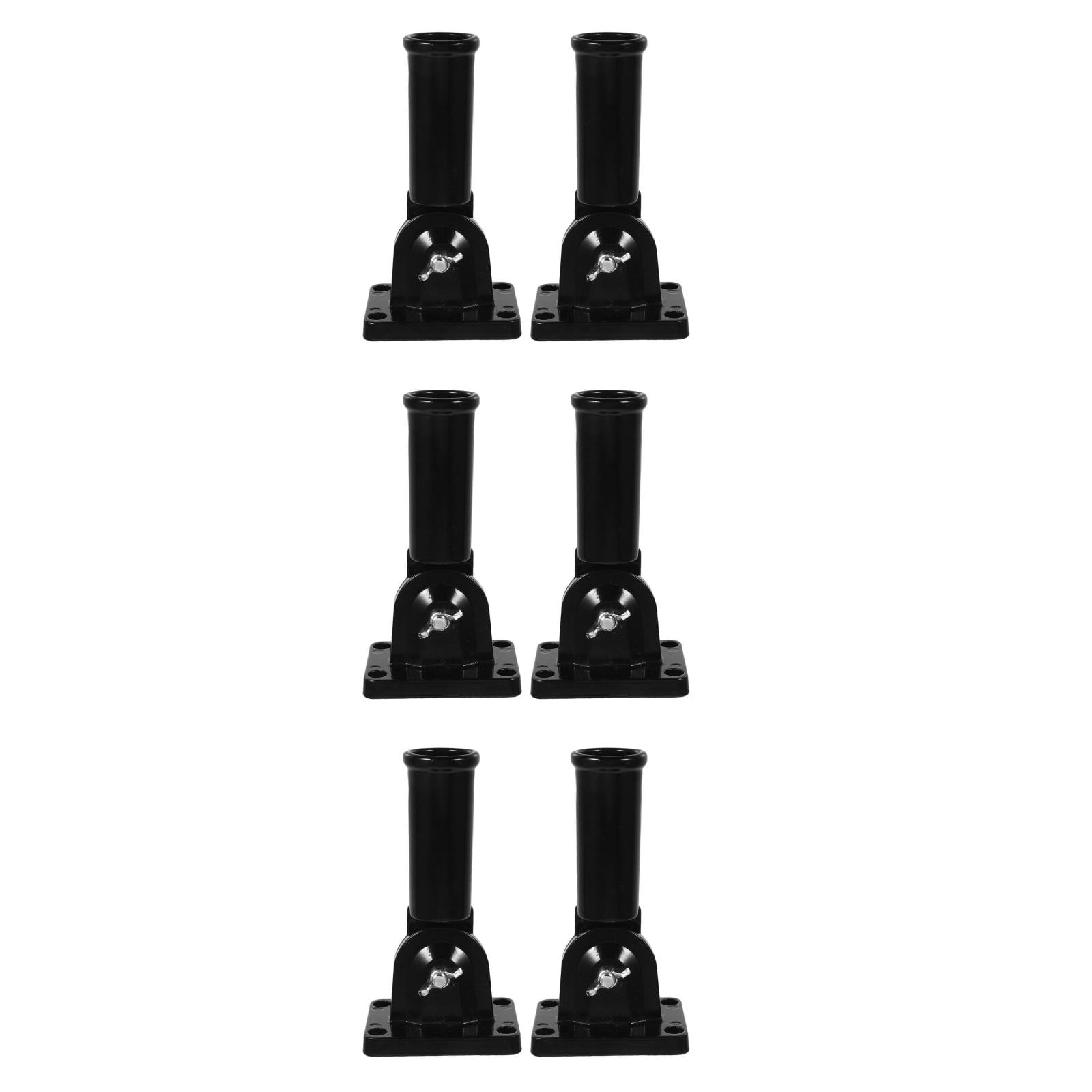 FRCOLOR 6 Pcs Adjustable Flag Pole Holder Bracket for Wall Heavy Duty ...