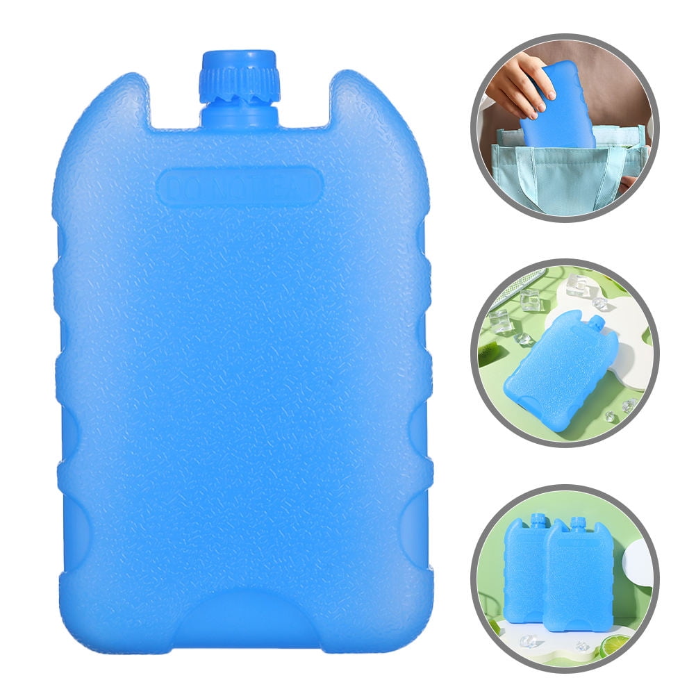 FRCOLOR 6 Pcs Ice Crystal Box Cooler Boxes Blocks Reusable Sky-blue ...