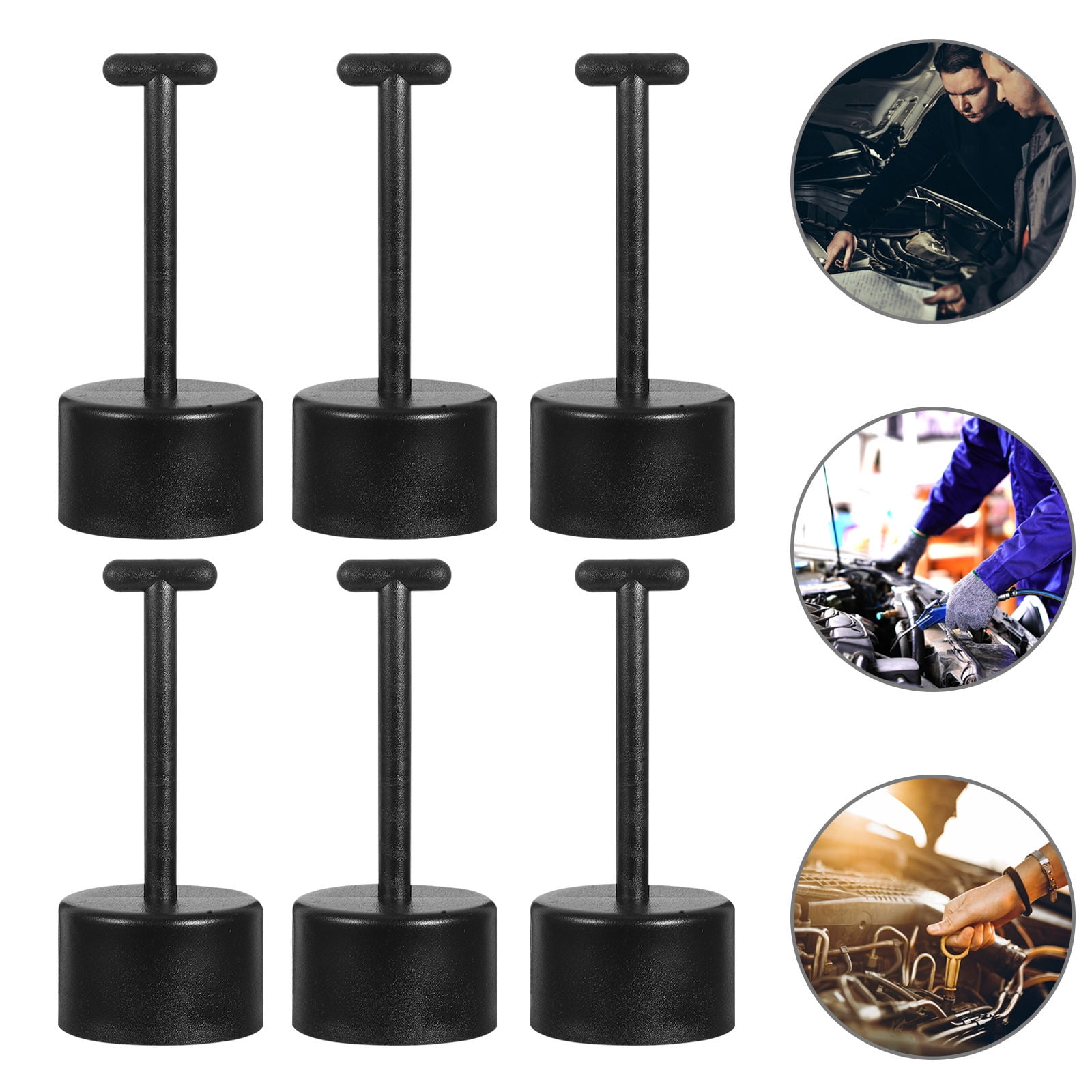 FRCOLOR 6 Pcs Plastic Wrench Set For Lamp Holder Socket Ring T Shape ...