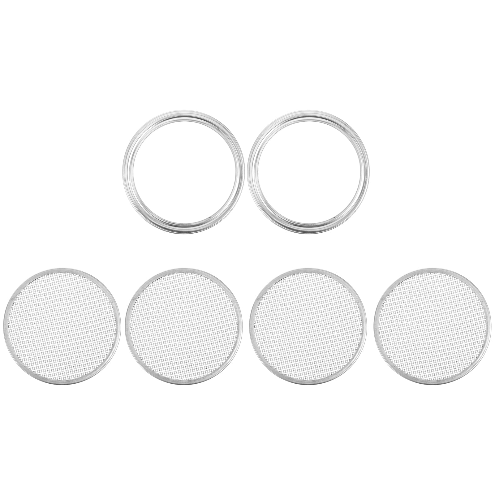 KAKOWELY Sprout Lids Stainless Steel 6Pcs 3.4X3.4X0.6In - Walmart.com