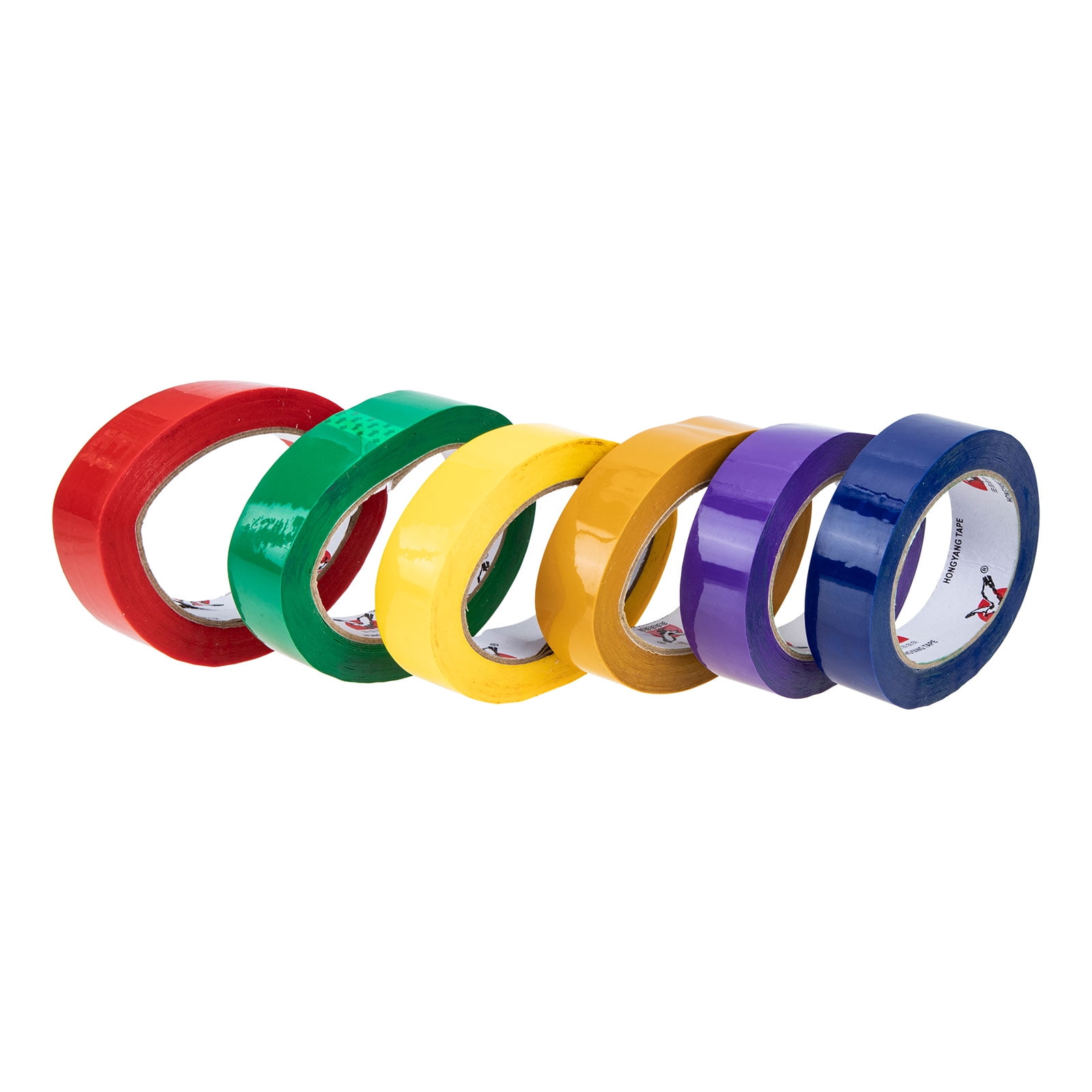 FRCOLOR 6 Rolls Colored Tape Tapes for Kids DIY Stickers Duct Colors ...