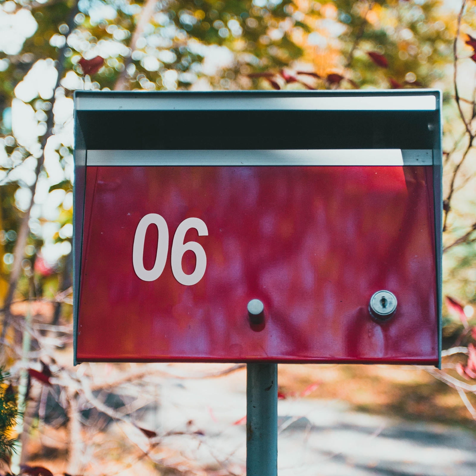 FRCOLOR 6 Sets Reflective Number Stickers For Mailbox Trash Can ...