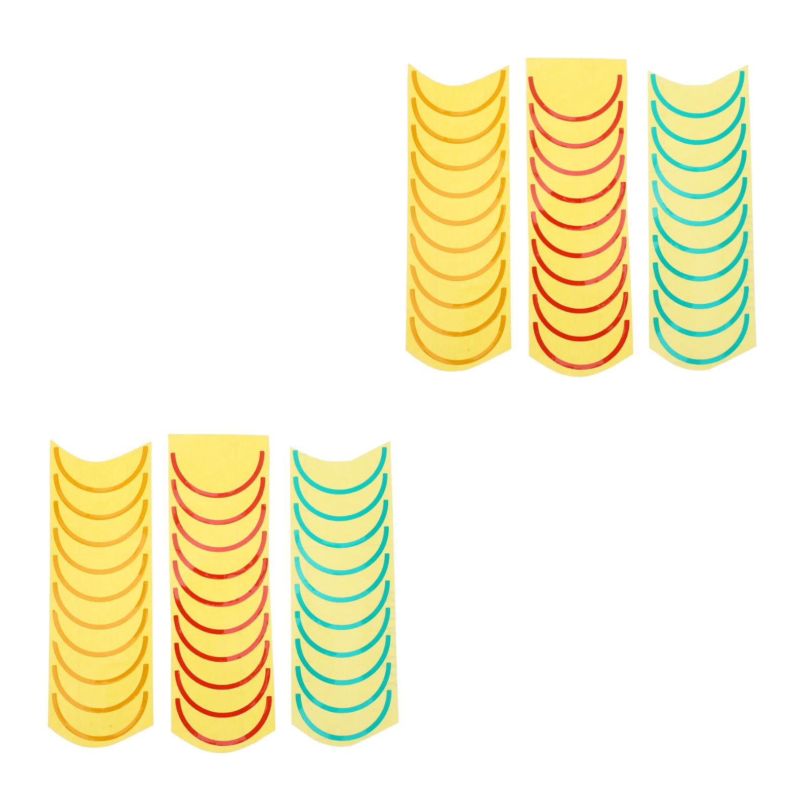 FRCOLOR 6 Sheets Gauge Labels Gauge Identification Decal Arcs Shaped ...