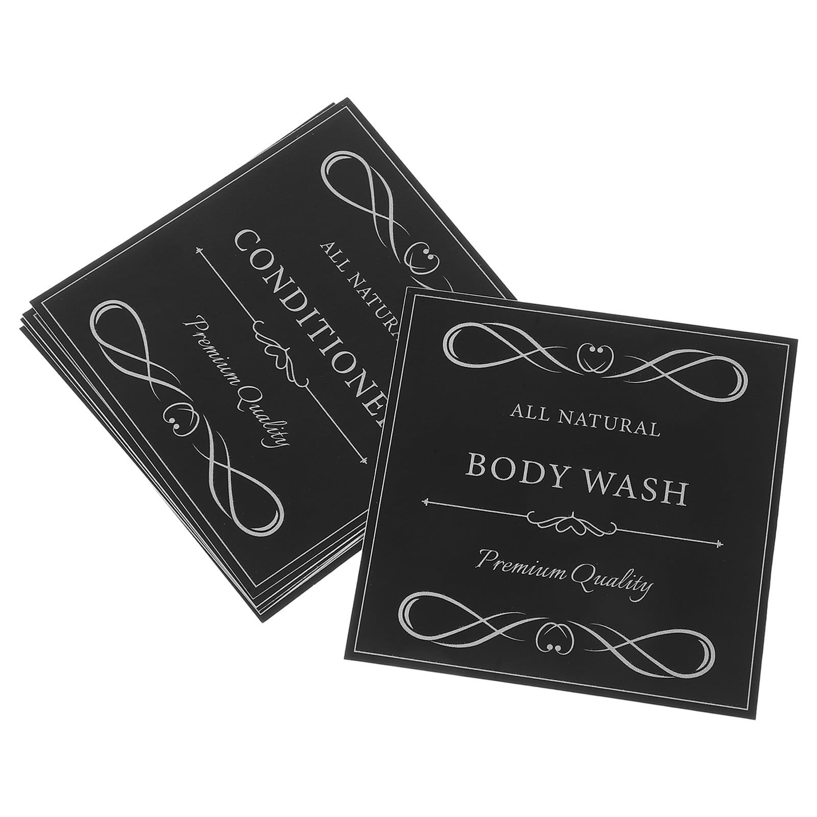 FRCOLOR 6 Sheets Stickers for Body Wash Etc Travel Labels Size Bottles ...