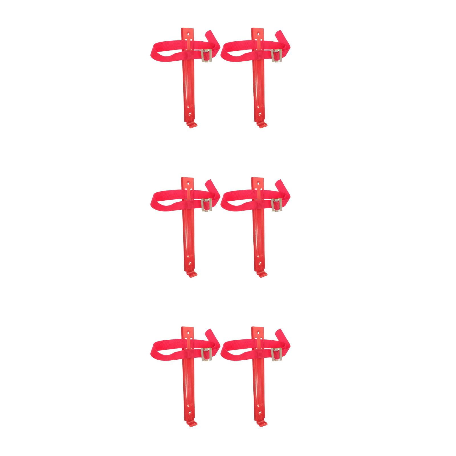 FRCOLOR 6 pcs Heavy-Duty Fire Extinguisher Wall Mount Bracket Iron Hook ...