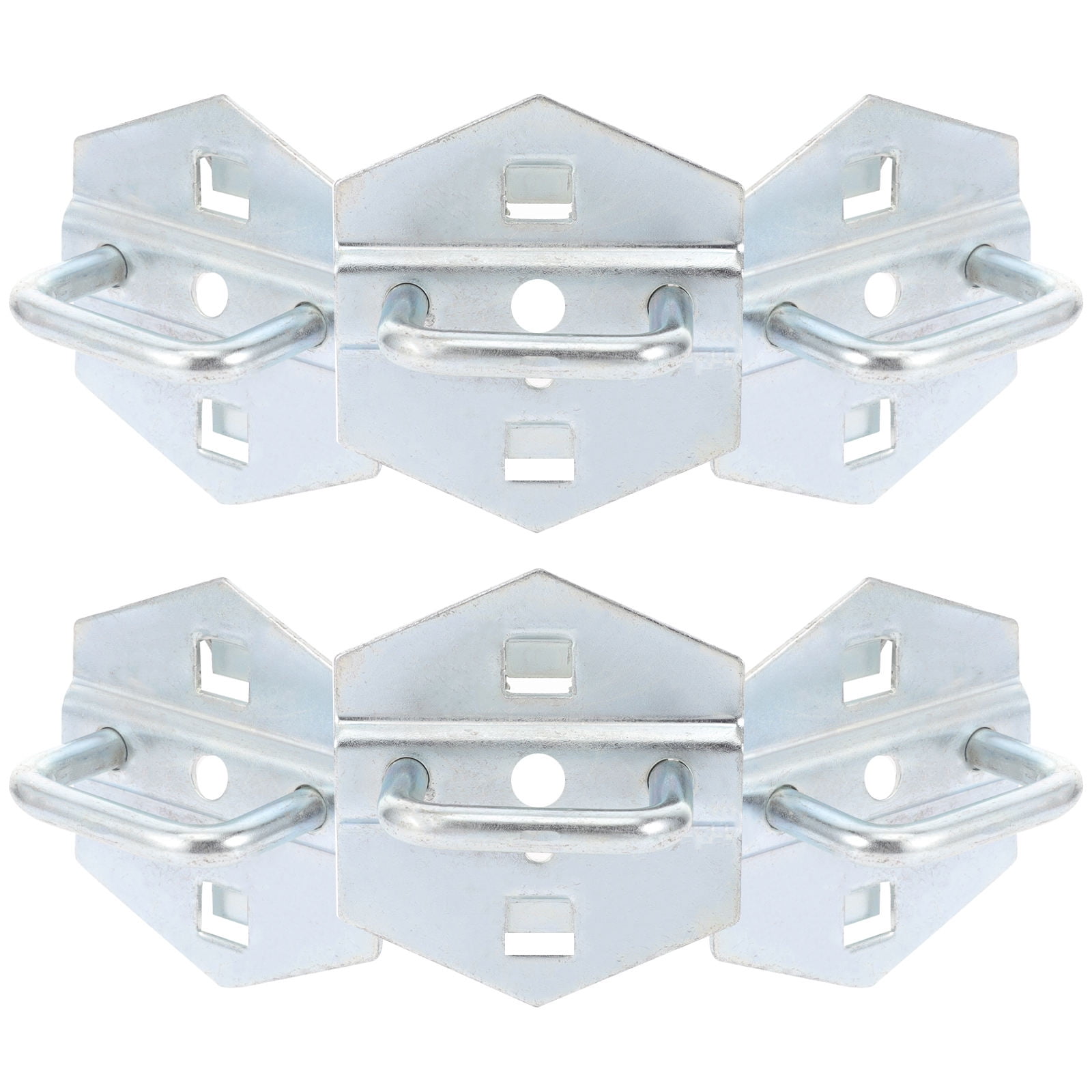 FRCOLOR 6 pcs Pegboard Hanging Hooks Pegboard Hooks Metal Pegboard Hooks Pegboard Tools Hooks (U ...