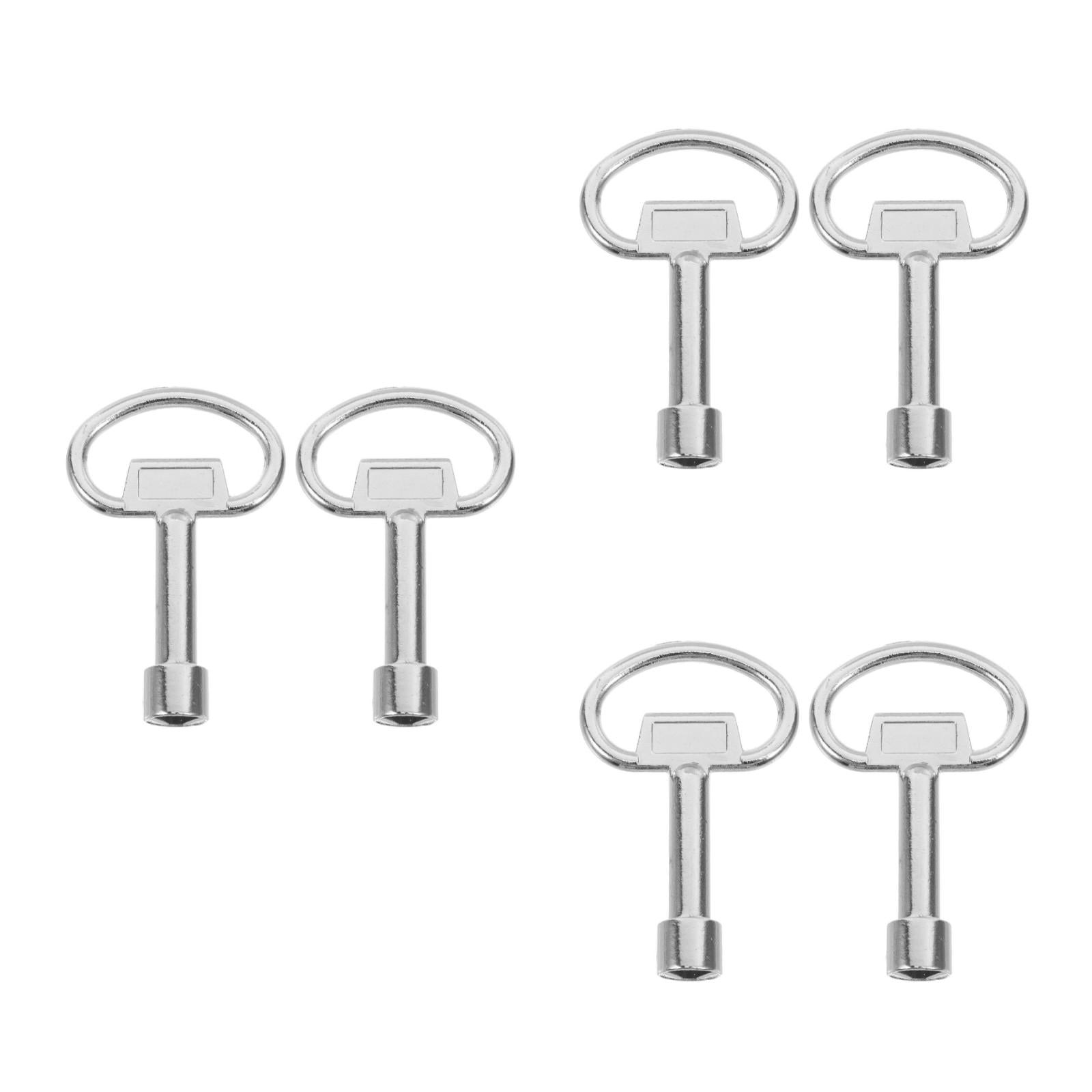 FRCOLOR 6 pcs Triangle Socket Key Electric Cabinet Panel Keys Utility ...