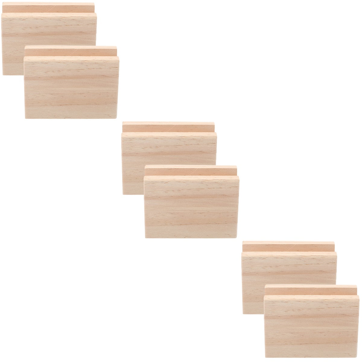 FRCOLOR 6 pcs Wood Risers Bed Risers Heavy Duty Furniture Lifter Table ...