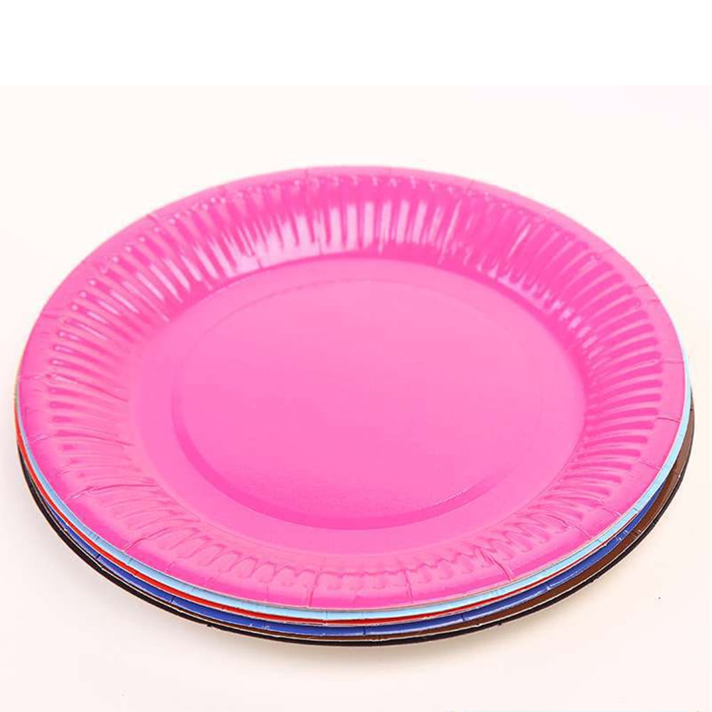 FRCOLOR 60 Pcs Drawing Paper Plate Craft Trays Artistic Pallet Child ...