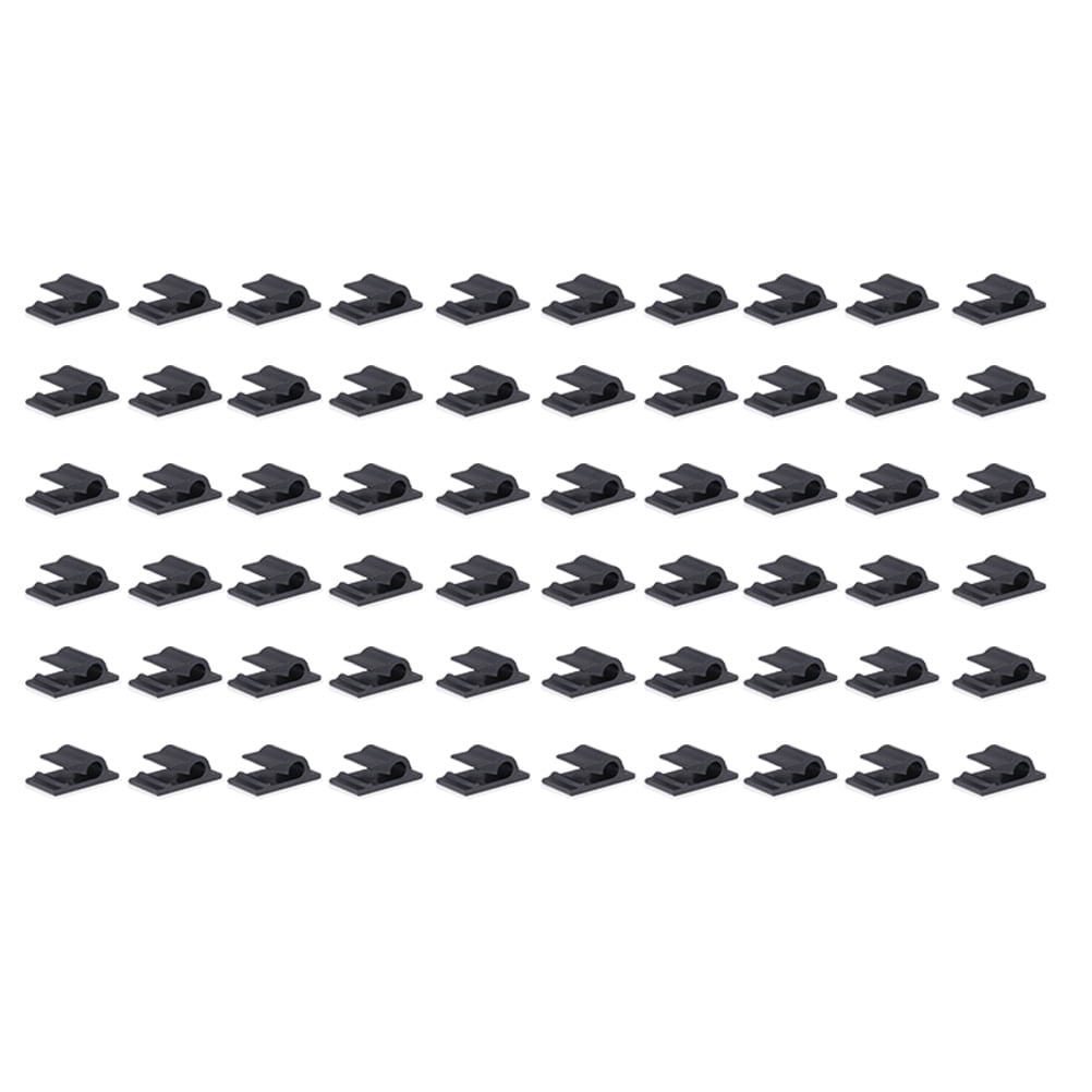 FRCOLOR 60 Pcs Loop Power Line Cover Fastener Cable Management Fixing ...