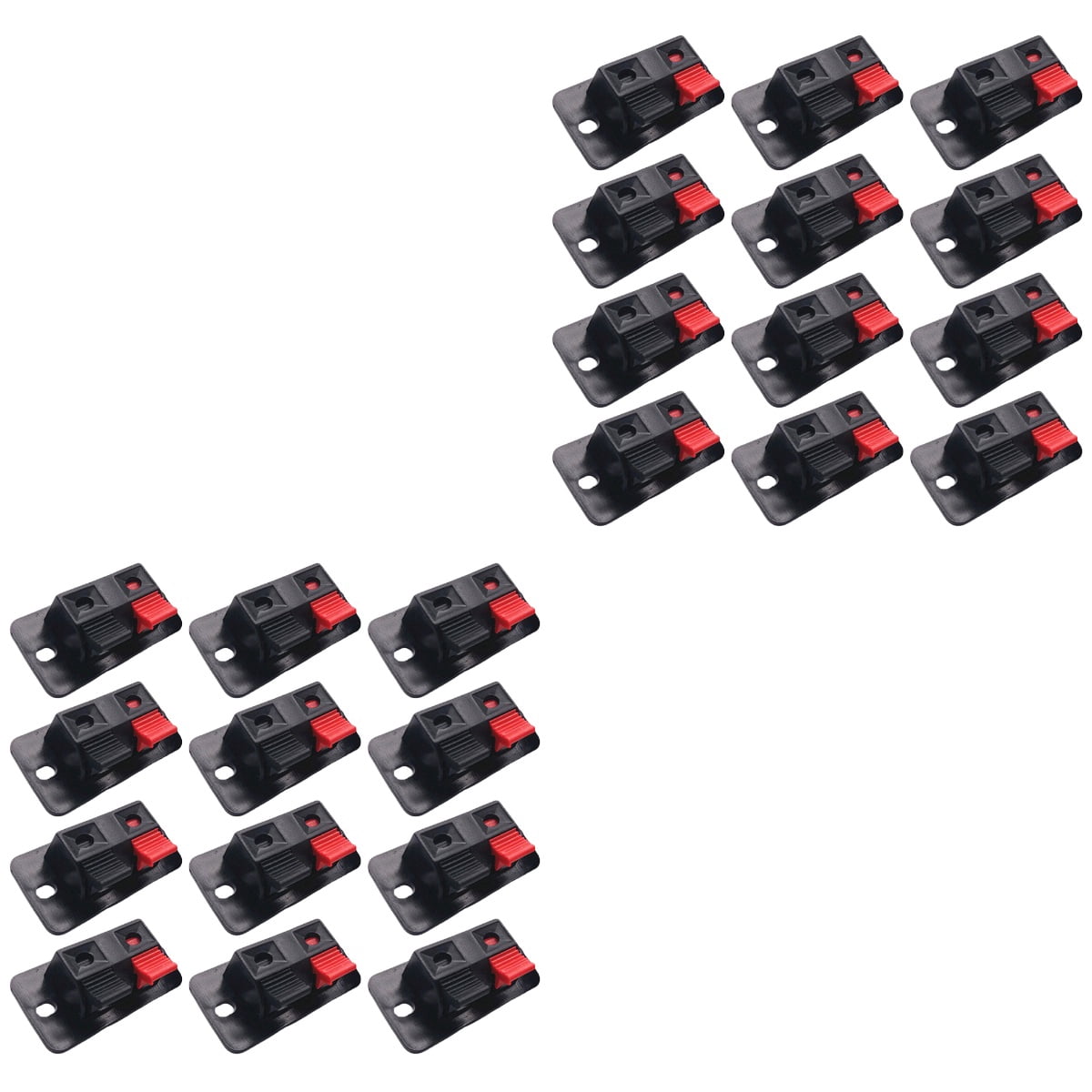 FRCOLOR 60 pcs 2 Positions Connector Terminal Subwoofer Plug Terminal ...