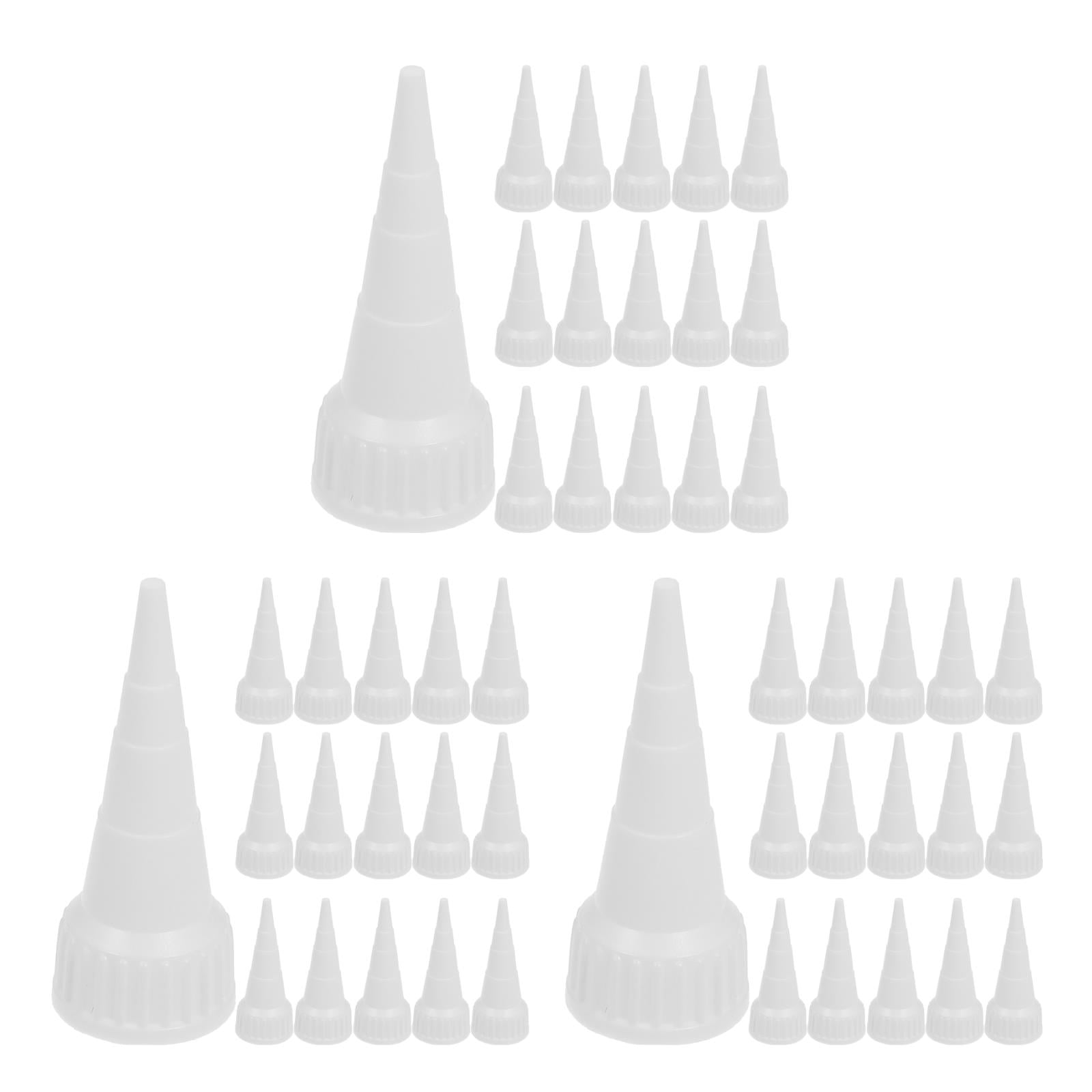 FRCOLOR OUNONA 60 pcs Caulking Tips Nozzle Kit Reusable Extension for ...