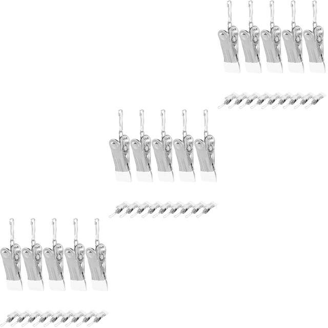 FRCOLOR 60 pcs Clothespins Laundry Clothes Pin Clips Drying Clothes Pin ...