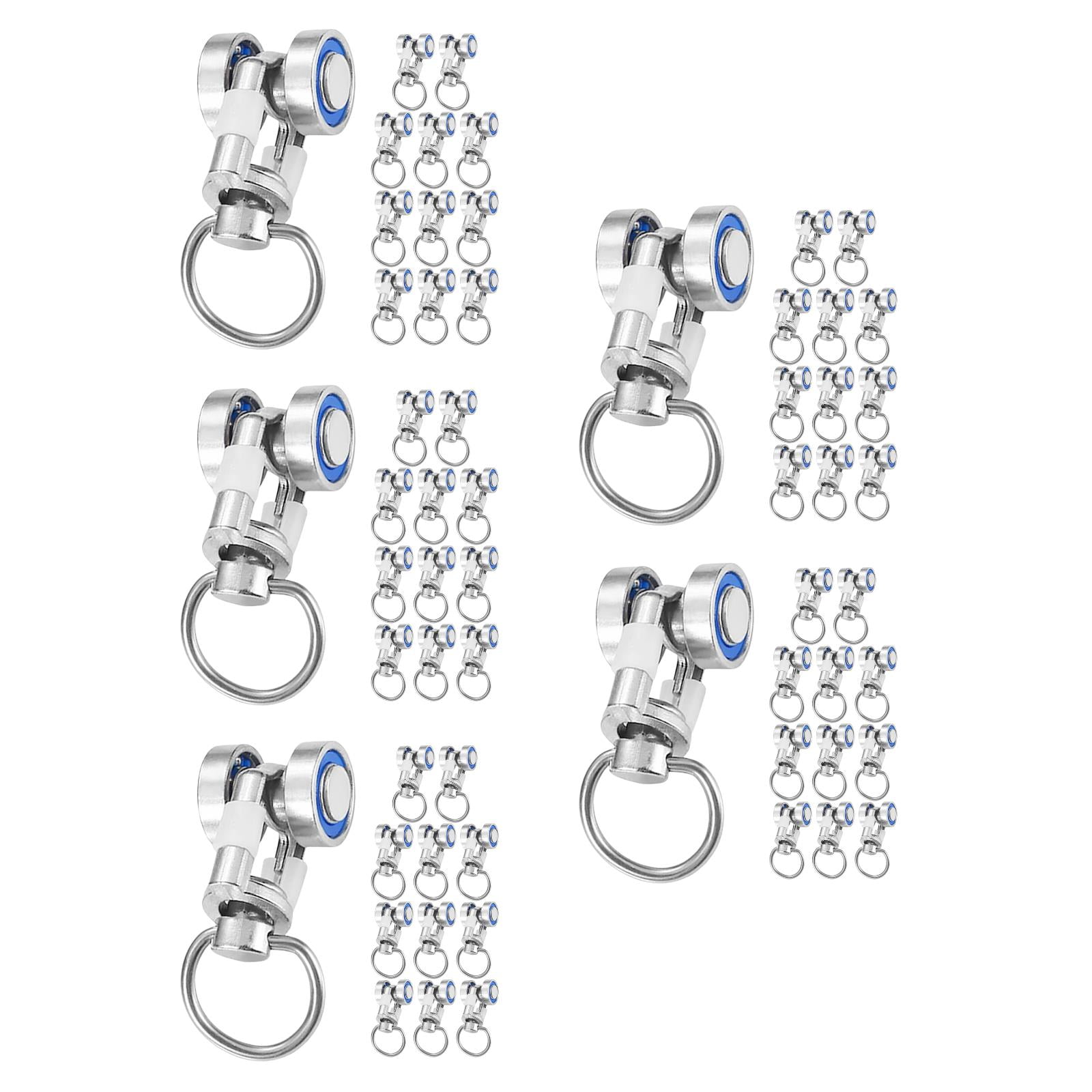 FRCOLOR 60 pcs Curtain Track Rollers Replacement Curtain Trolley ...