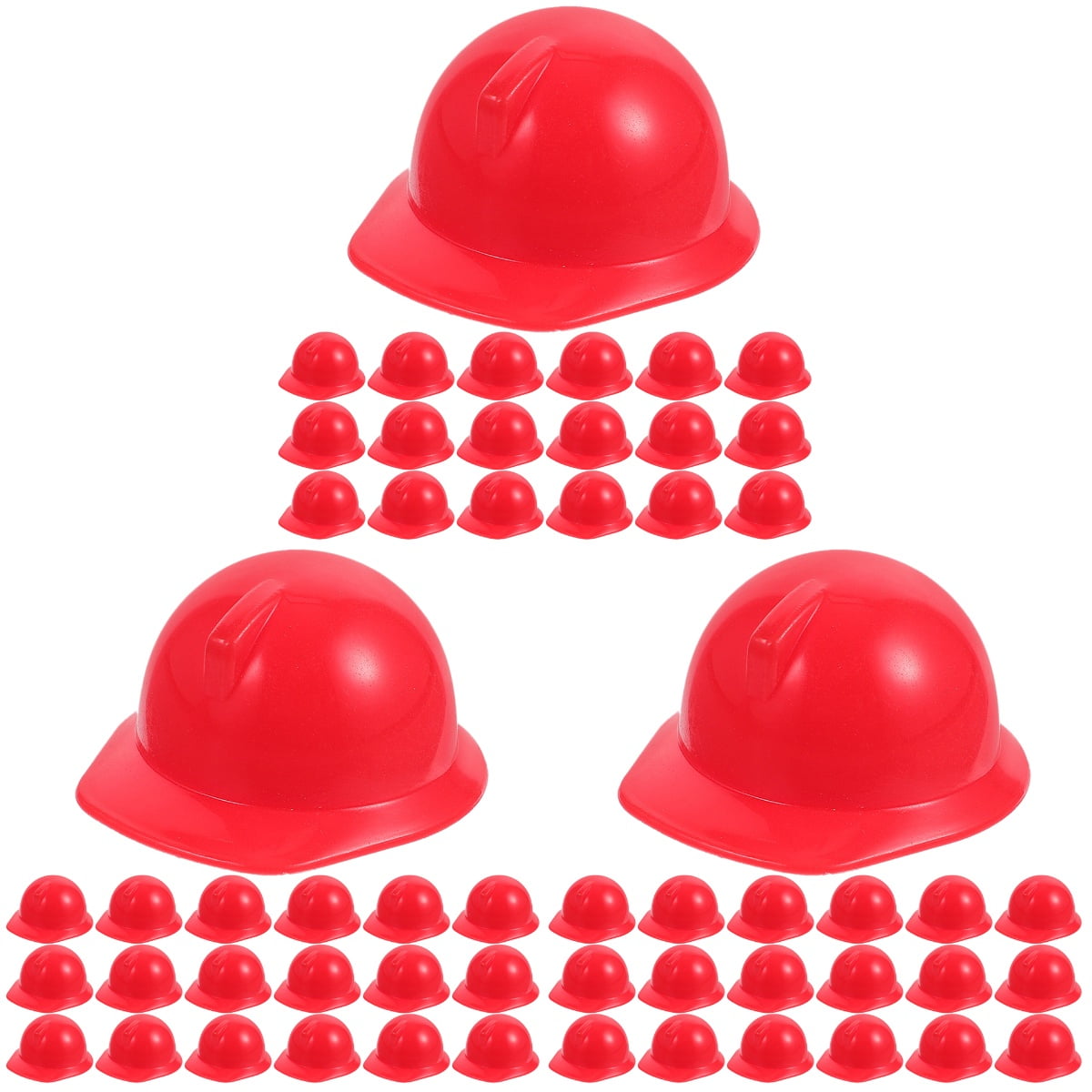 FRCOLOR 60 pcs Dolls Helmets Mini Dolls Safety Helmets Miniature Dolls ...