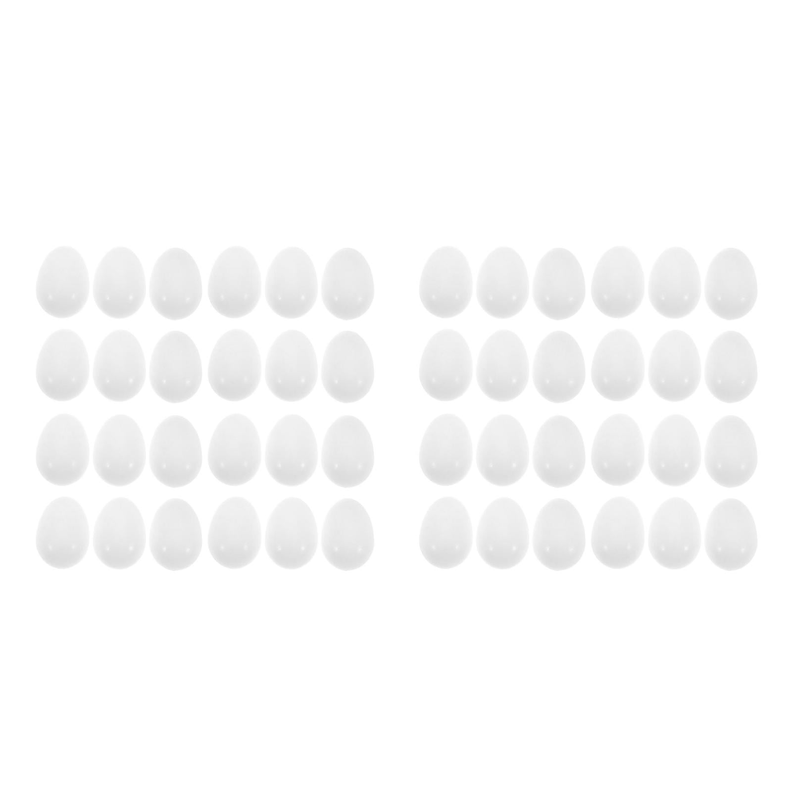 FRCOLOR HOMEMAXS 60 pcs Plastic Fake Pigeon Eggs Control and Breeding ...