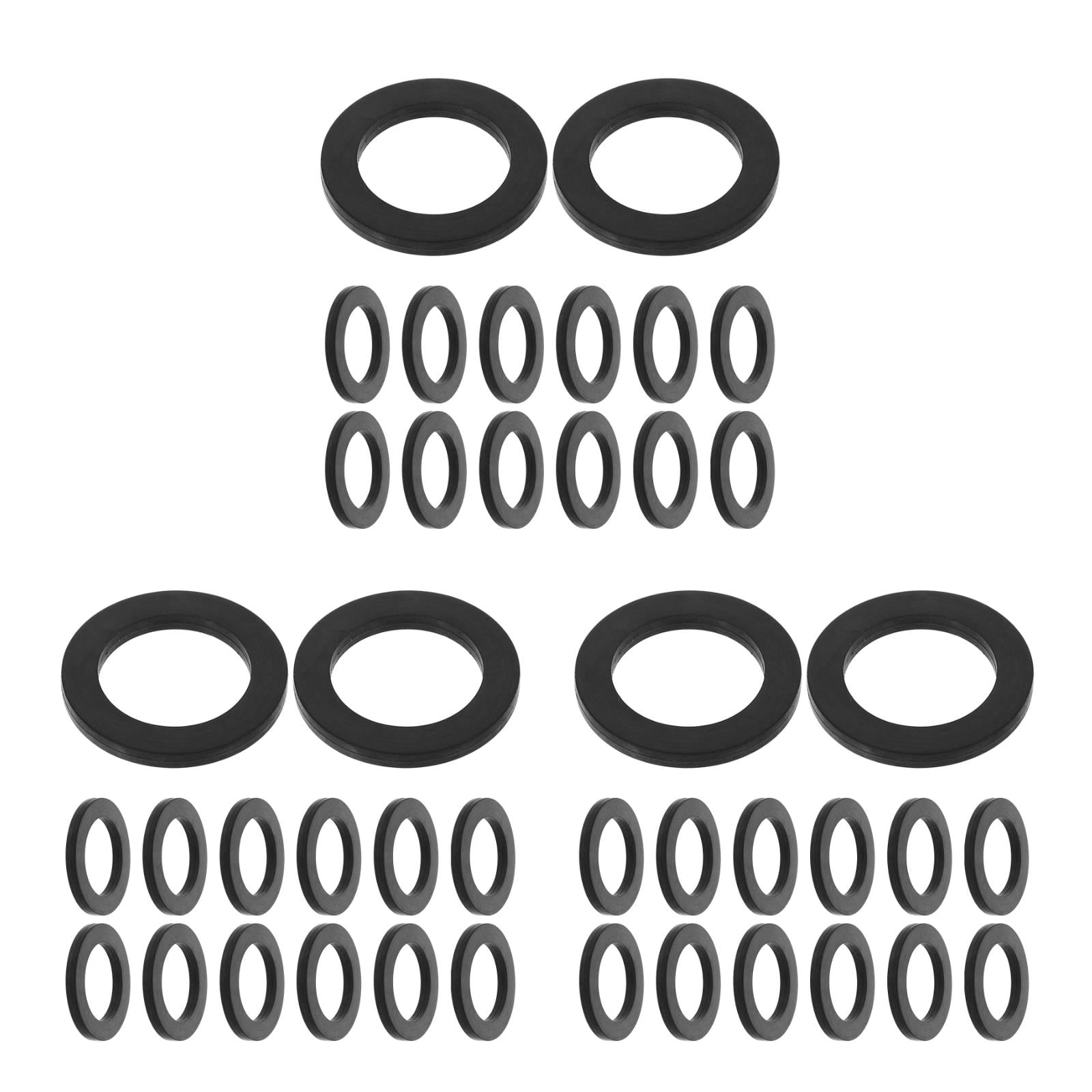 FRCOLOR 60 pcs Rubber Gasket Sealing Ring Water Inlet Hose Gasket Flat ...