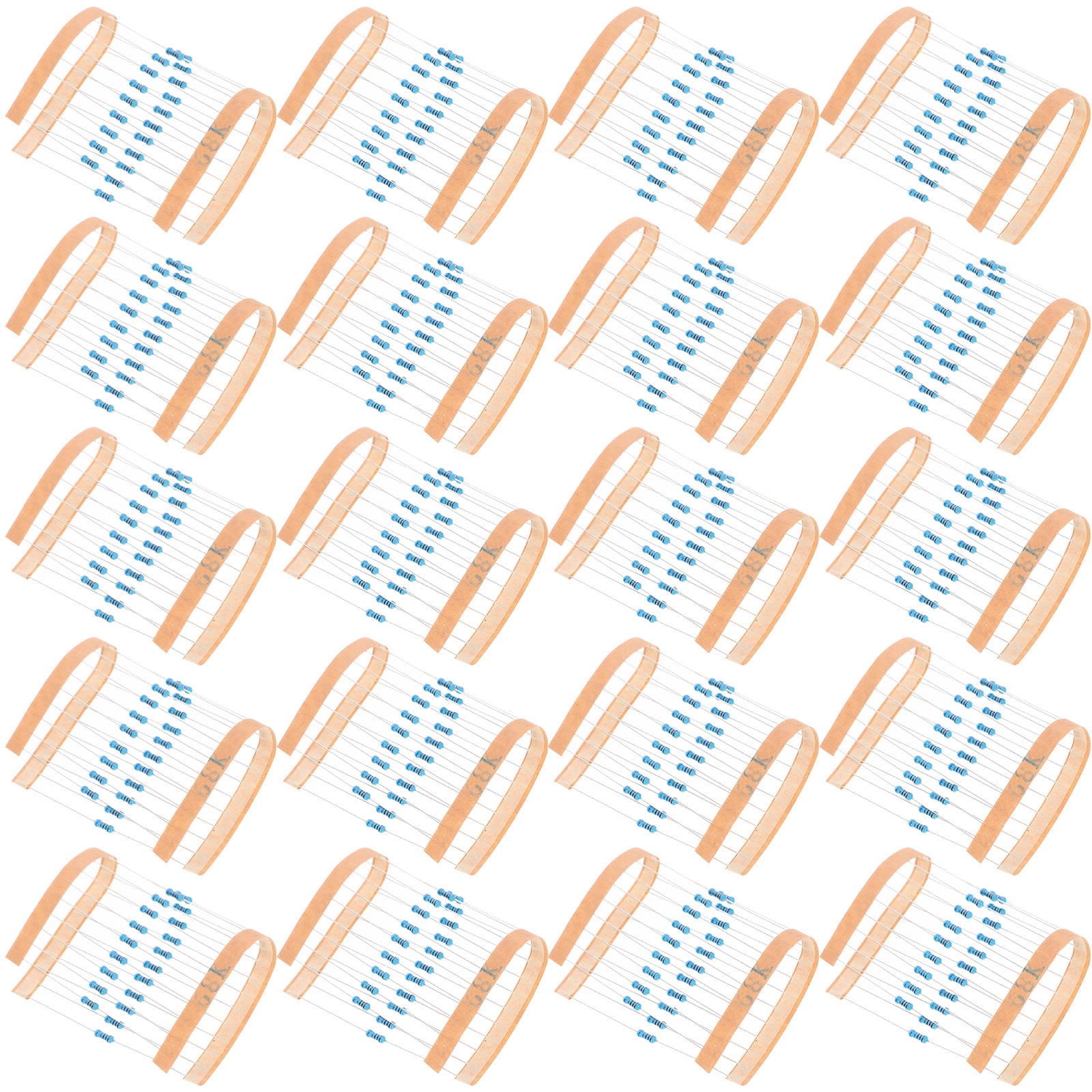 FRCOLOR 600 Pcs Doorbell Solar Panel Ohm Resistor % Precision Resistor ...