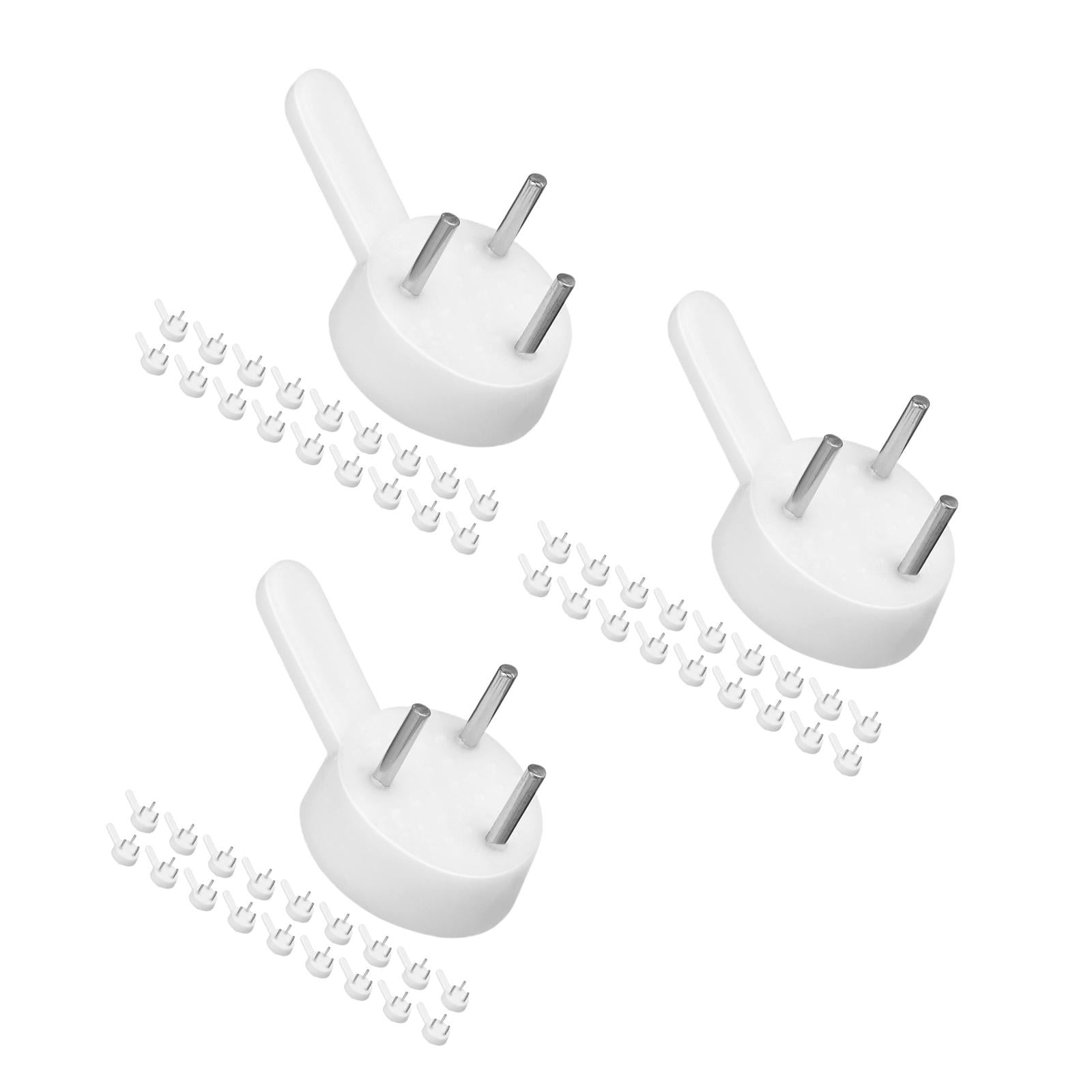 FRCOLOR 600 pcs Non-Trace Wall Hooks Invisible Hanger No-Trace Picture ...