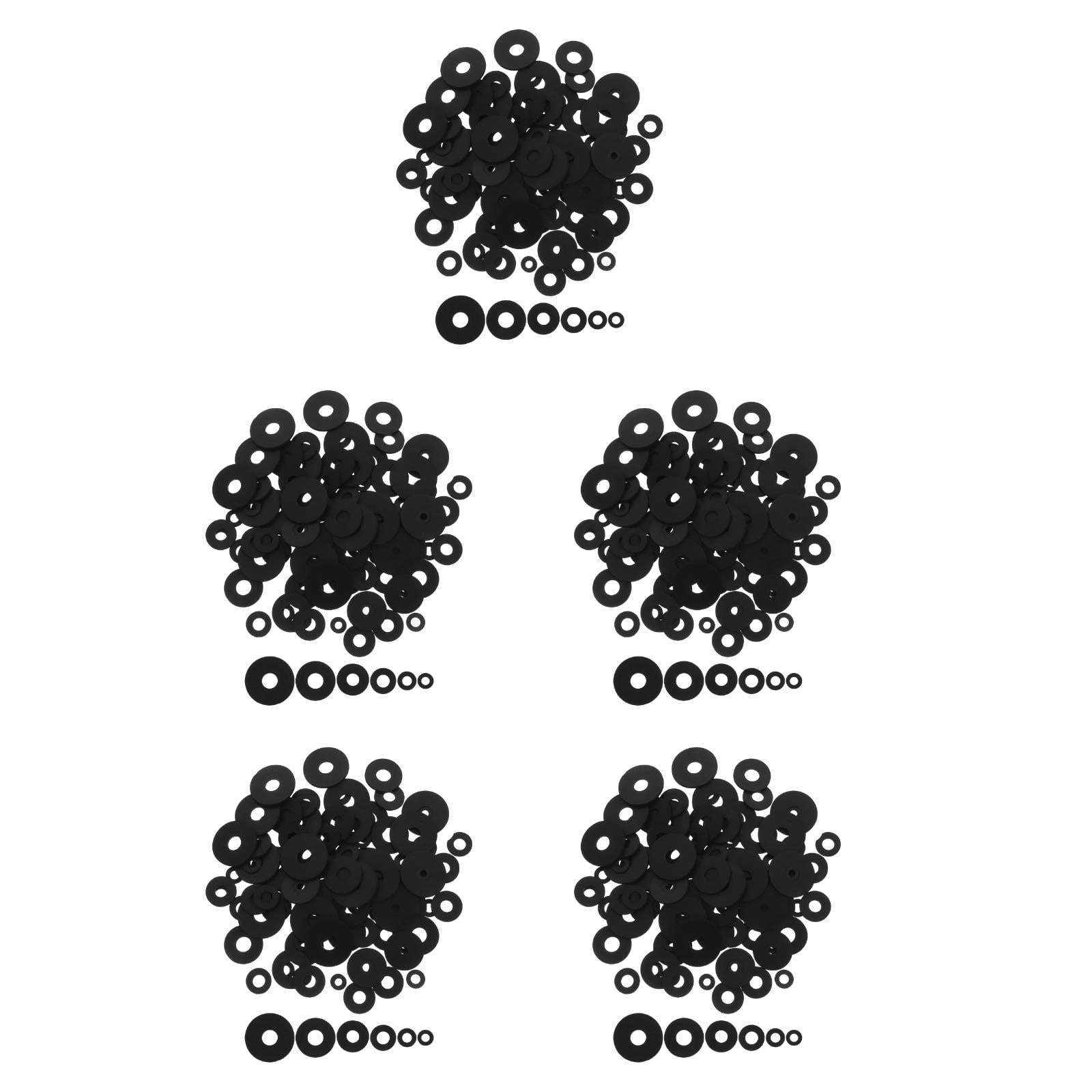 FRCOLOR 600 pcs Rubber Washers For Home Appliances Vibration Dampening ...
