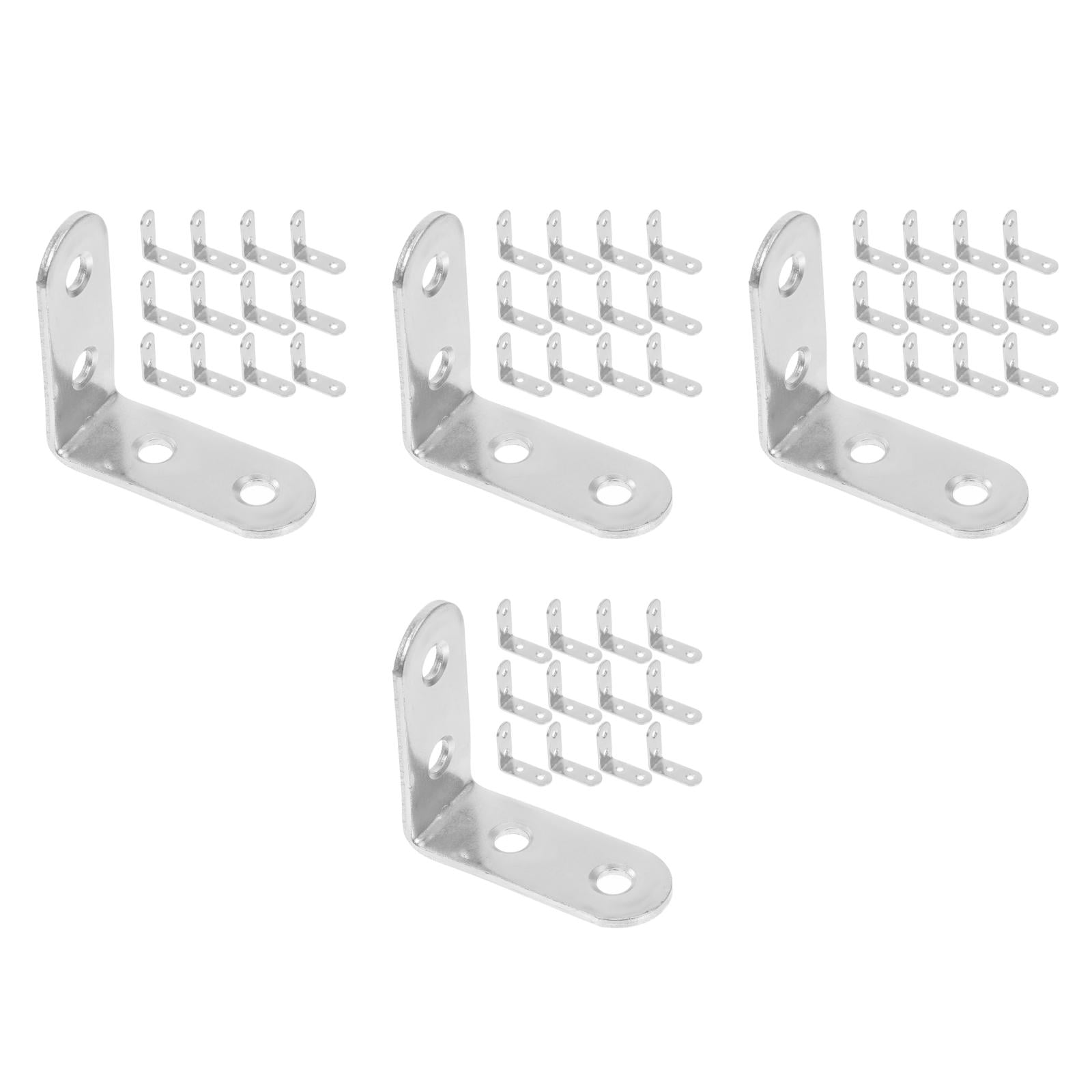 FRCOLOR WORGEOUS 64 pcs Angle Brackets for Furniture Small L shaped ...