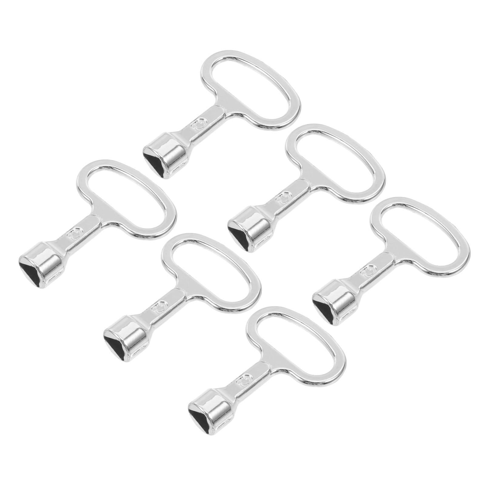 FRCOLOR 6 Pieces Silver Aluminum Trash Can Keys for Fruit Peel Bins and ...