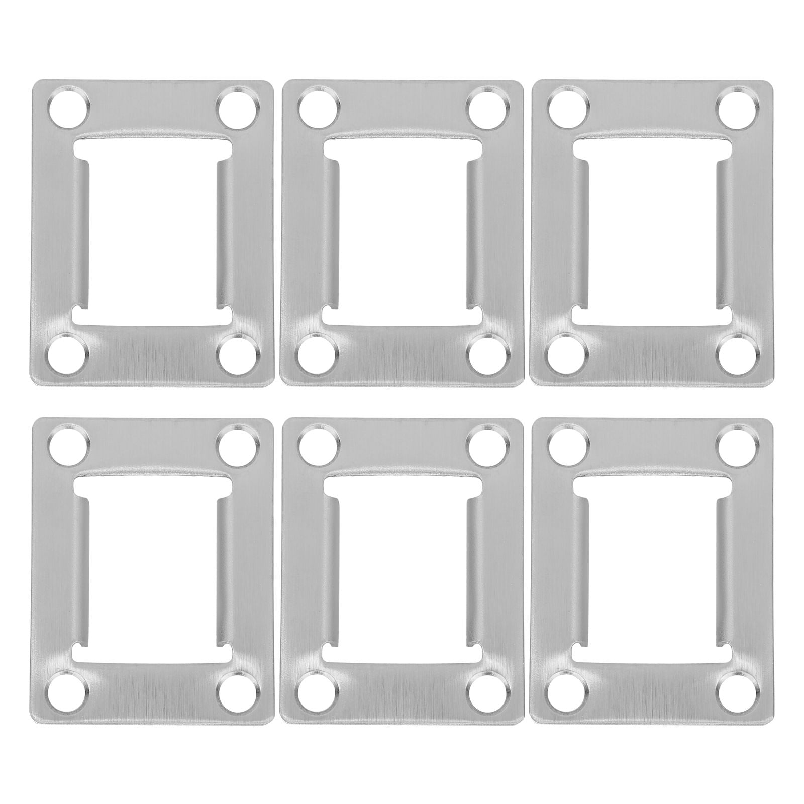FRCOLOR 6Pcs Deadbolt Door Cover Plate Stainless Steel Plates Strike ...