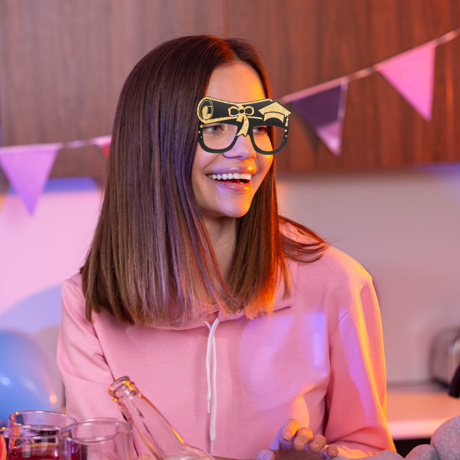 FRCOLOR 6pcs 2025 Graduation Party Eyeglasses Trendy And Stylish Photo ...