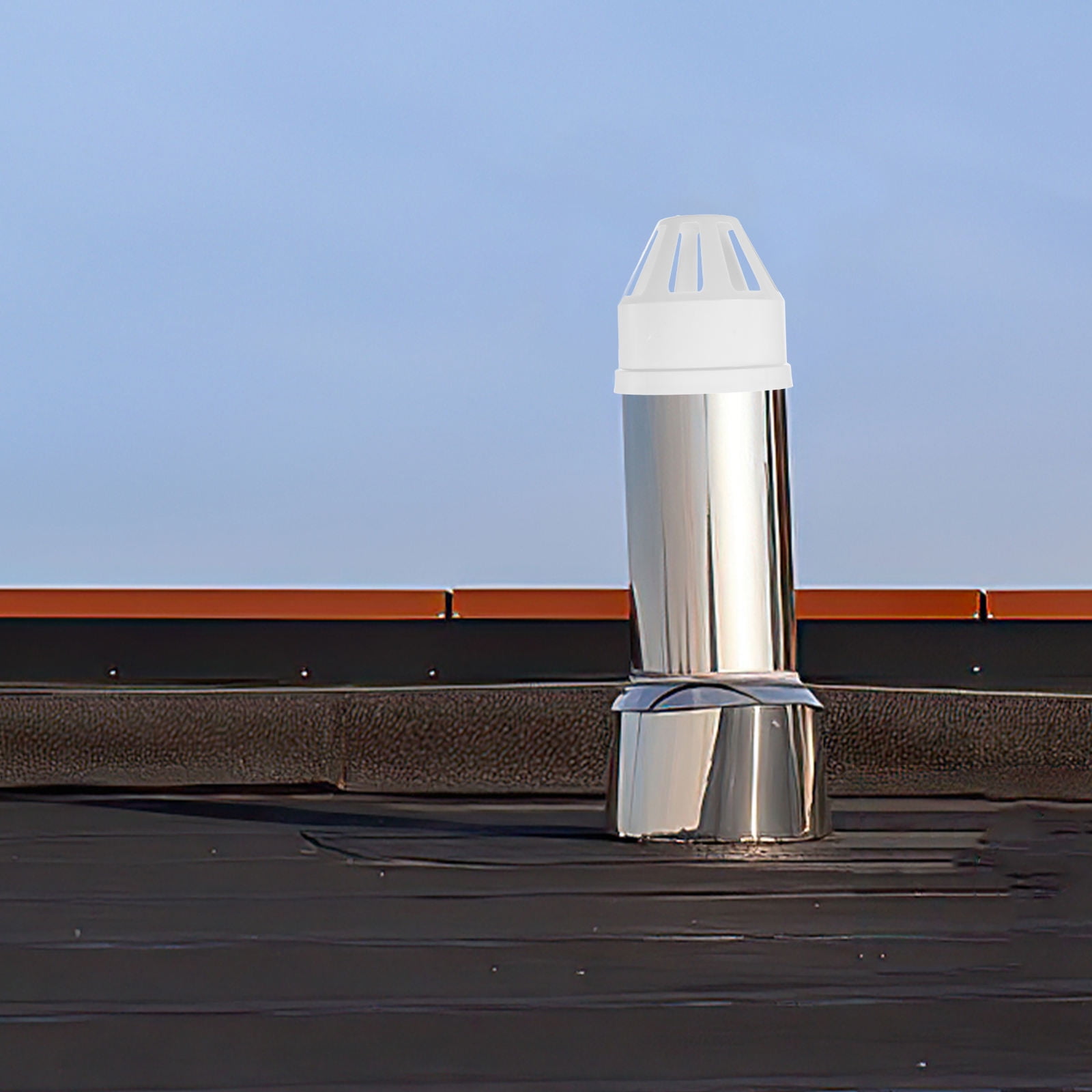 FRCOLOR 6pcs Chimney Pipe Vent Hood Round Air Vent Covering Pvc Vent ...