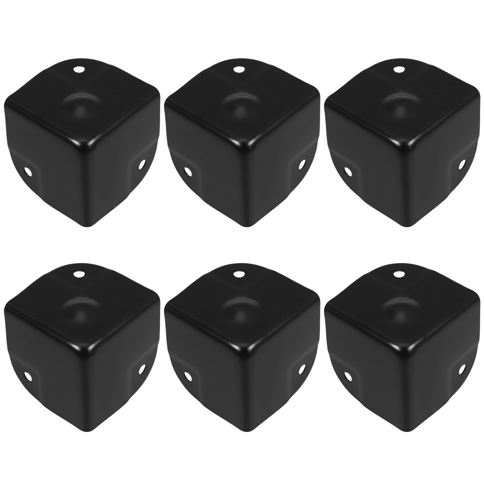 Black Iron Speaker Edge Protectors Durable Electroplated for Furniture ...