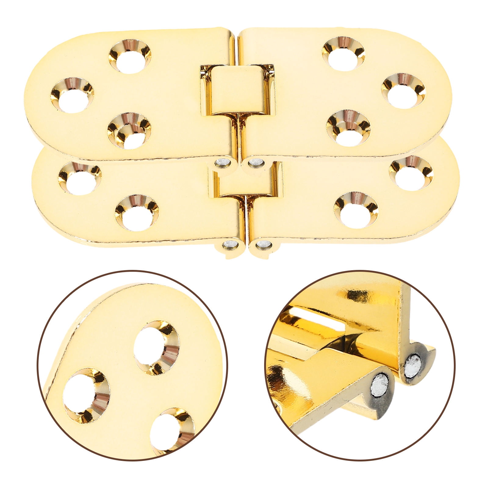 FRCOLOR 6pcs Heavy Duty Aluminum Alloy Hidden Table Hinges for Folding ...