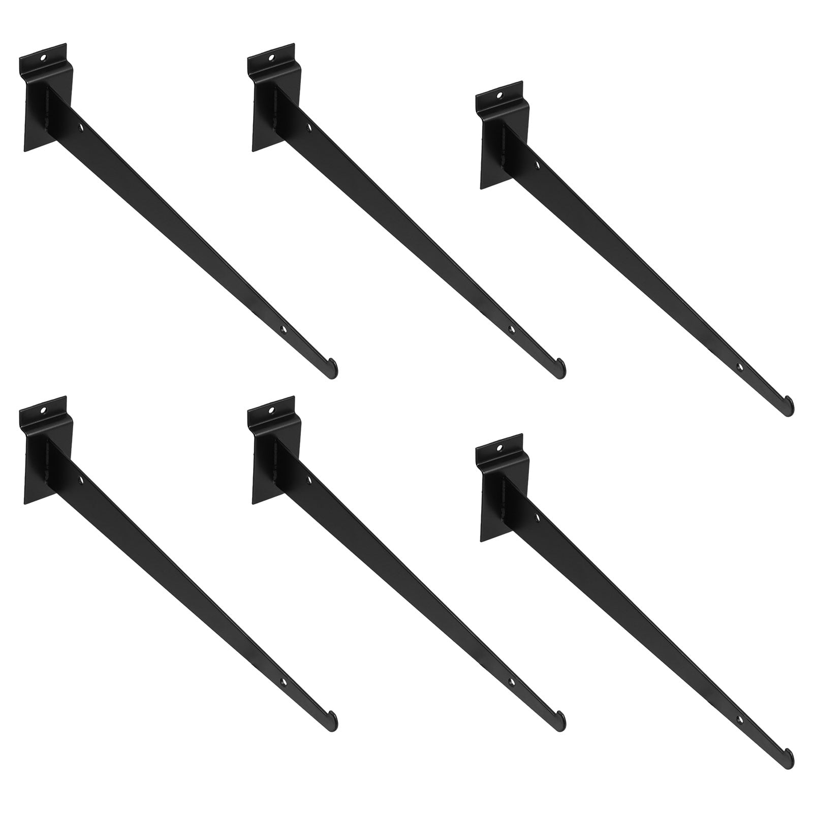 FRCOLOR 6pcs Floating Shelf Brackets For Slatwall Heavy Duty Metal ...