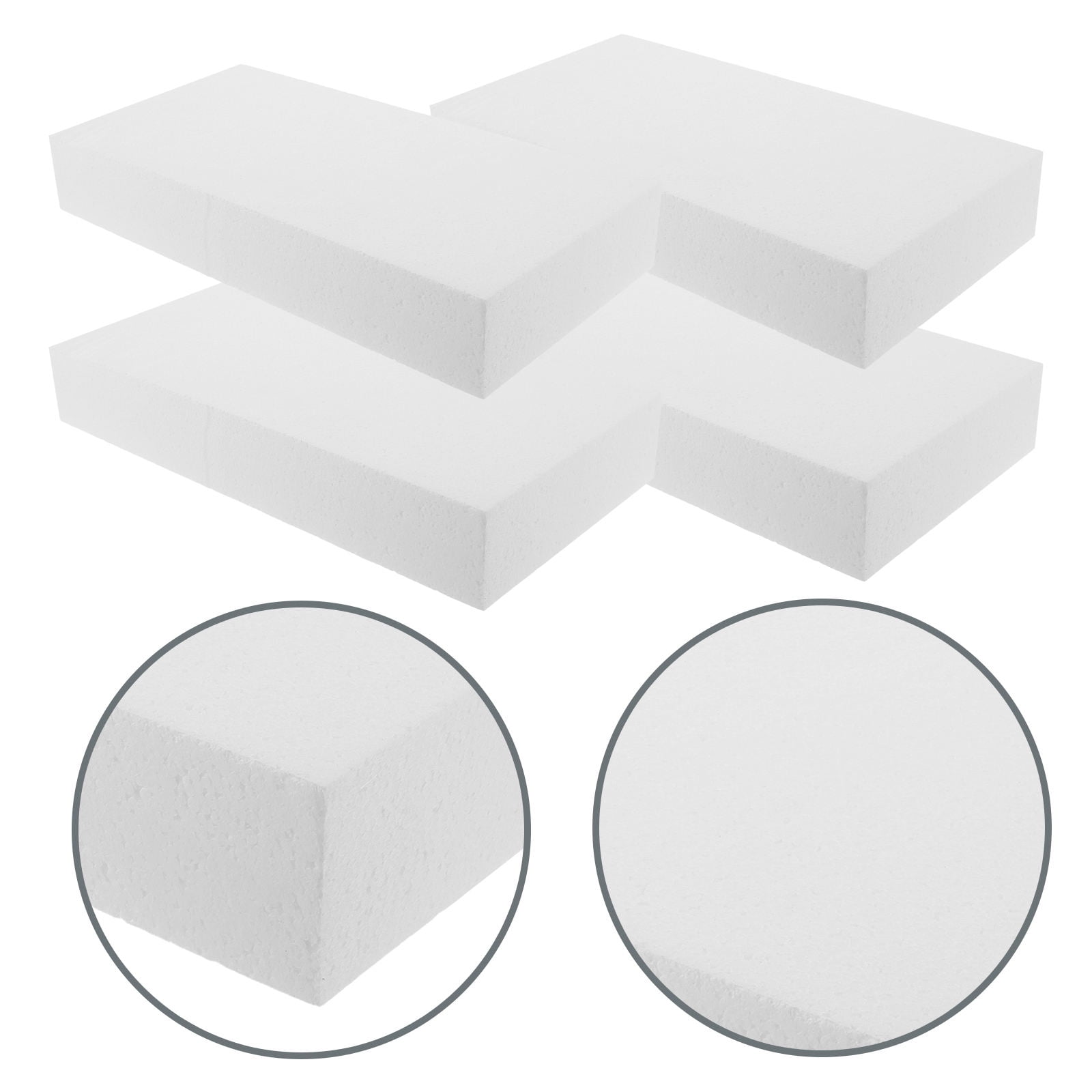 FRCOLOR 6pcs Floral Foam Dry Polystyrene Blocks Bricks High Density ...