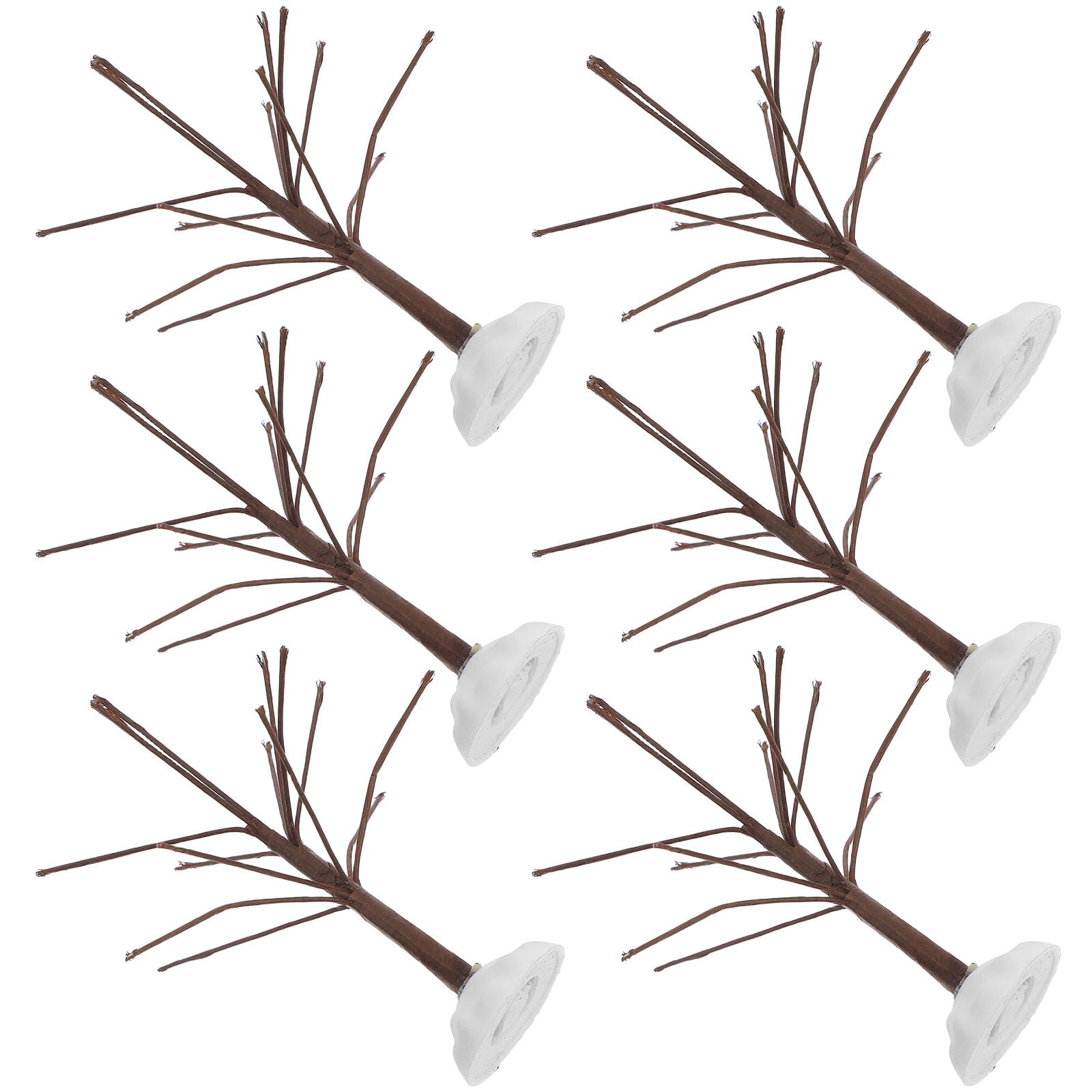 KAKOWELY Artificial Bonsai Tree Coffee Iron Plastic Deadwood Complete ...