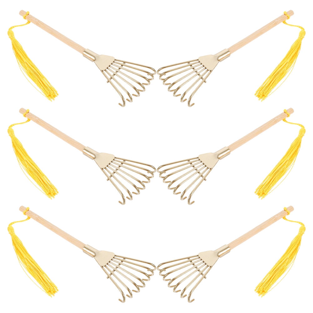 FRCOLOR 6pcs Mini Zen Sand Rakes Japanese Style Bamboo Rock Garden Sand ...