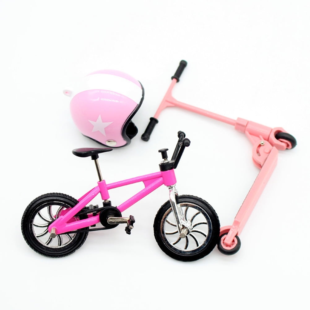 FRCOLOR 6pcs Miniature Bike Set For Dollhouse Realistic Tiny Finger ...