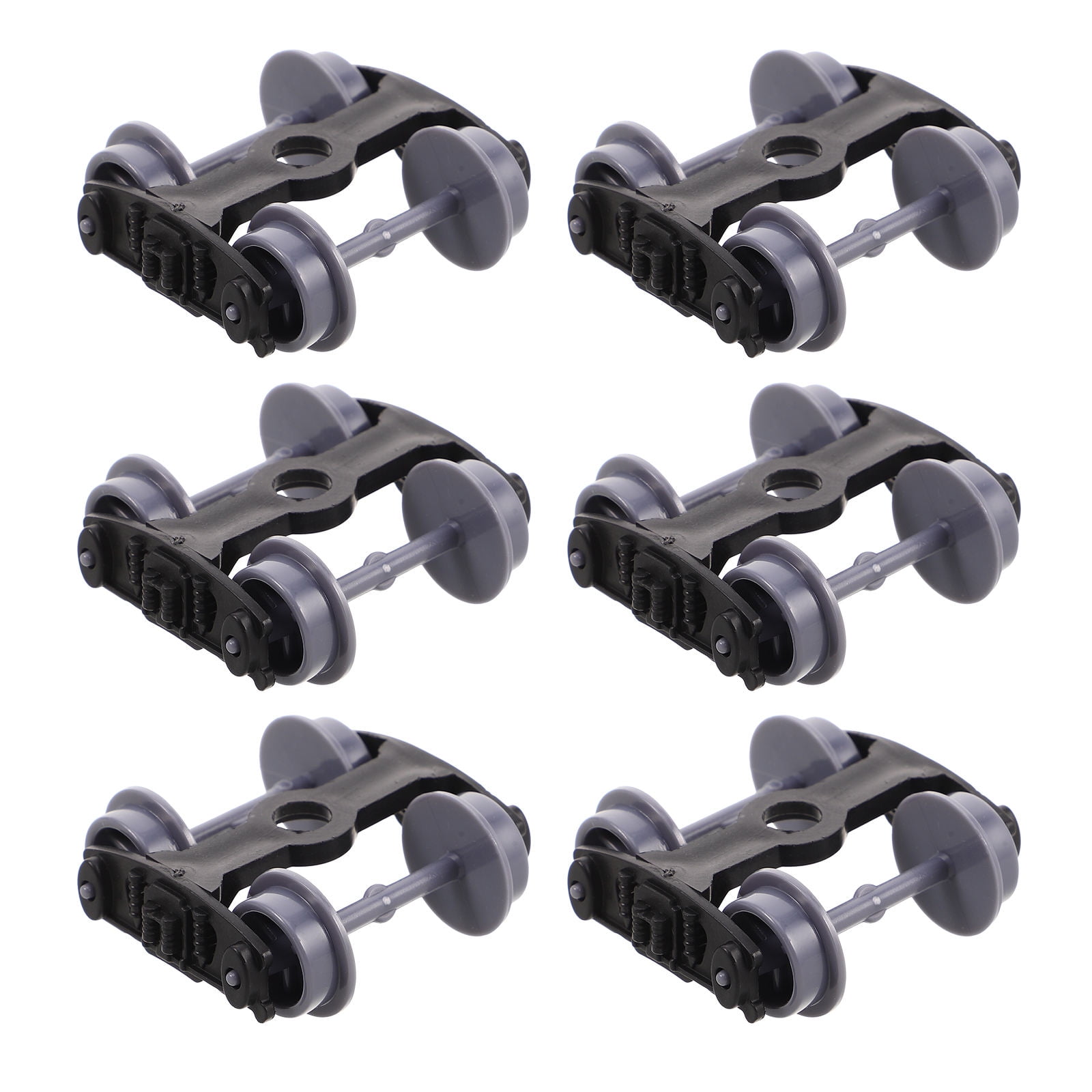 FRCOLOR 6pcs Model Train Wheels Building Kit Plastic Wheels for Toy ...